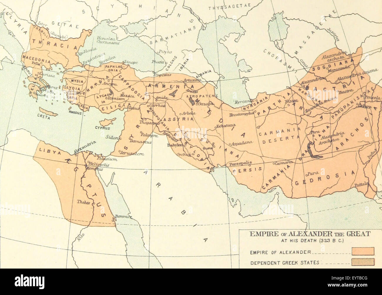 Map illustration from 'History for Ready Reference', depicting ...