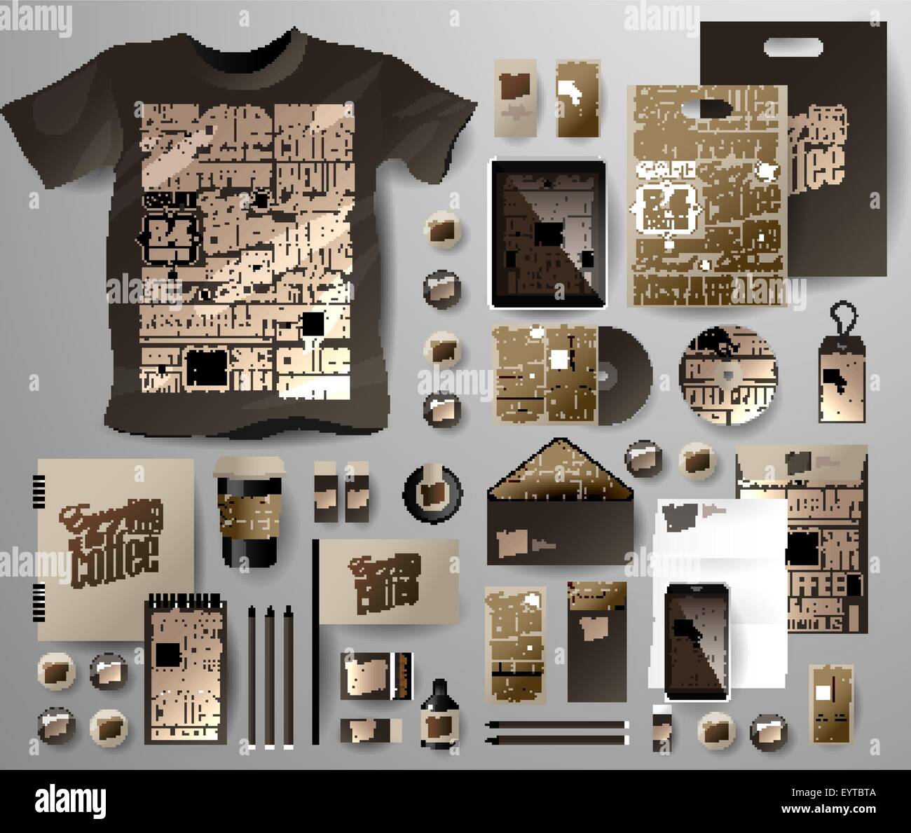 Abstract business set. Corporate identity templates Stock Vector Image ...