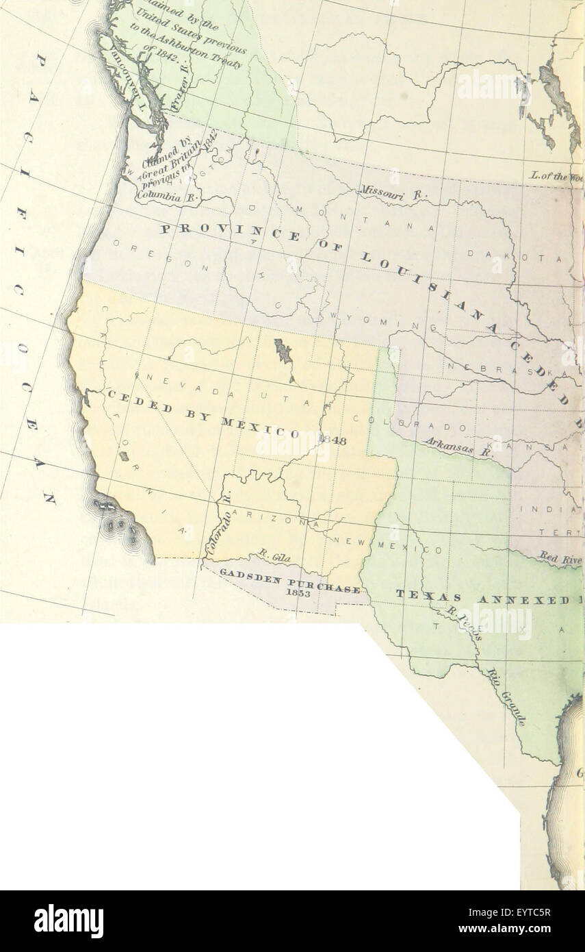 A map from page 562 of 'Patton's Concise History of', depicting a ...