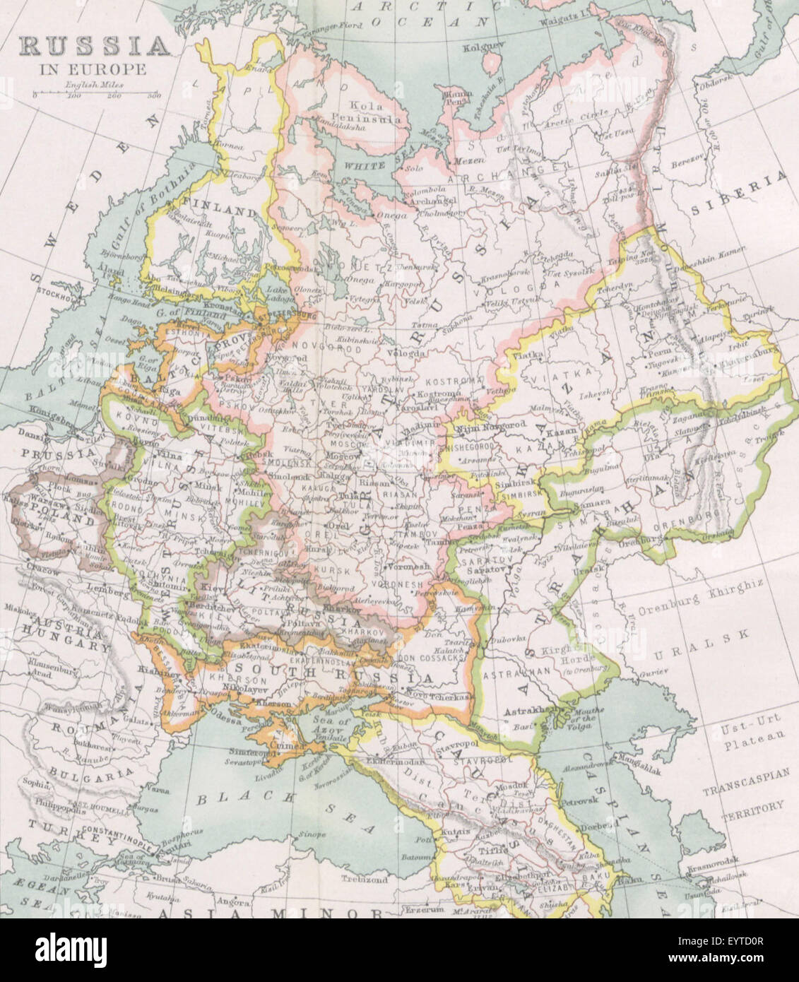 An image of a map from 'The Empire of the,' illustrating the empire's ...