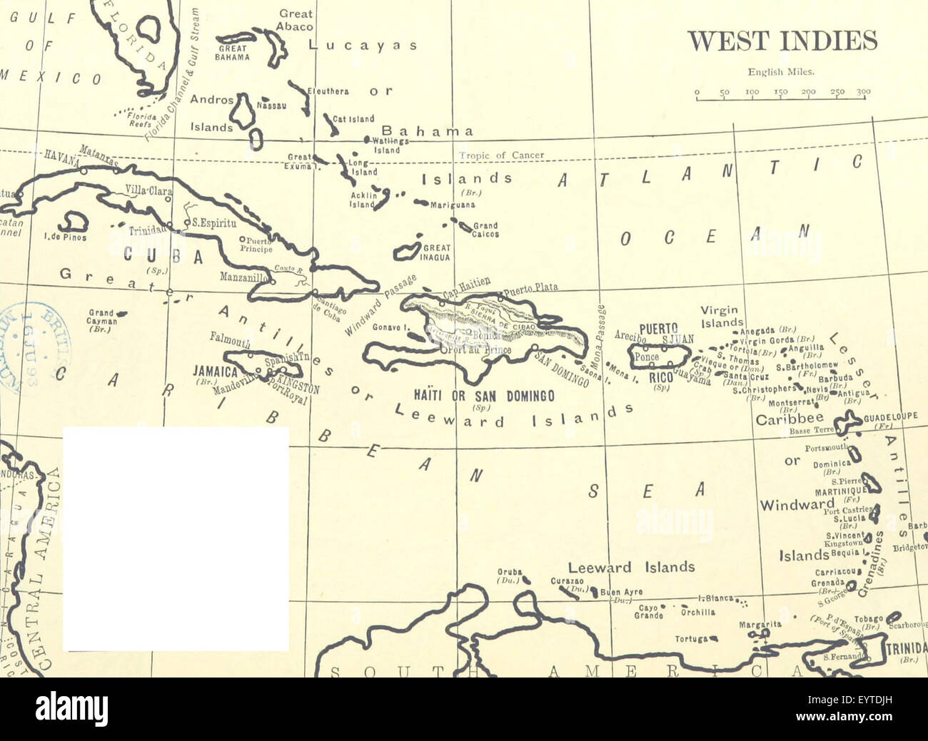 This image from 'Outlines of Geography' depicts a detailed map or ...