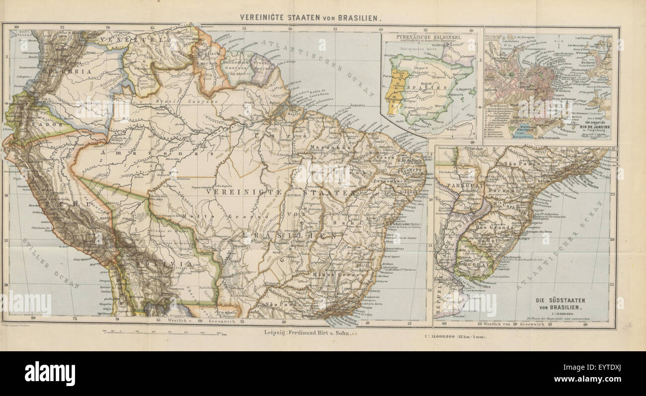 The image is from 'Das republikanische Brasilien,' detailing Brazil’s ...