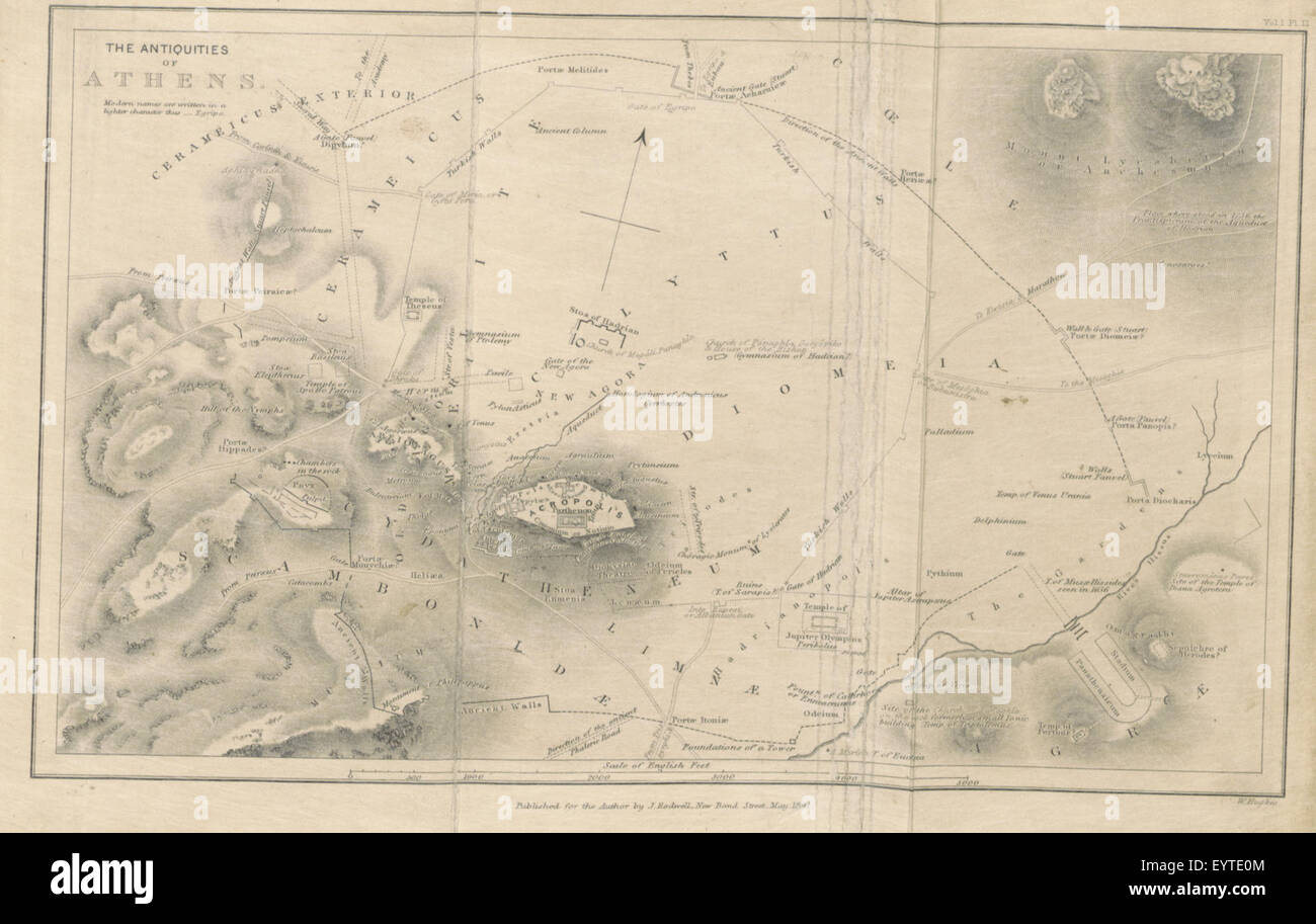 Photograph from page 651 of 'The Topography of Athens', showcasing the ...