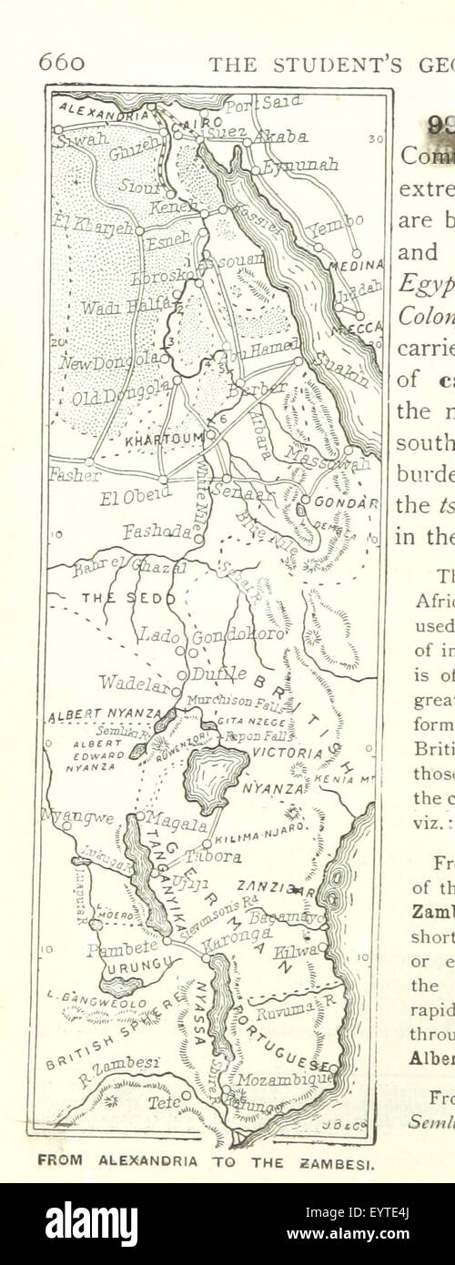 An image from page 666 of 'The Student's Geography,' featuring a ...