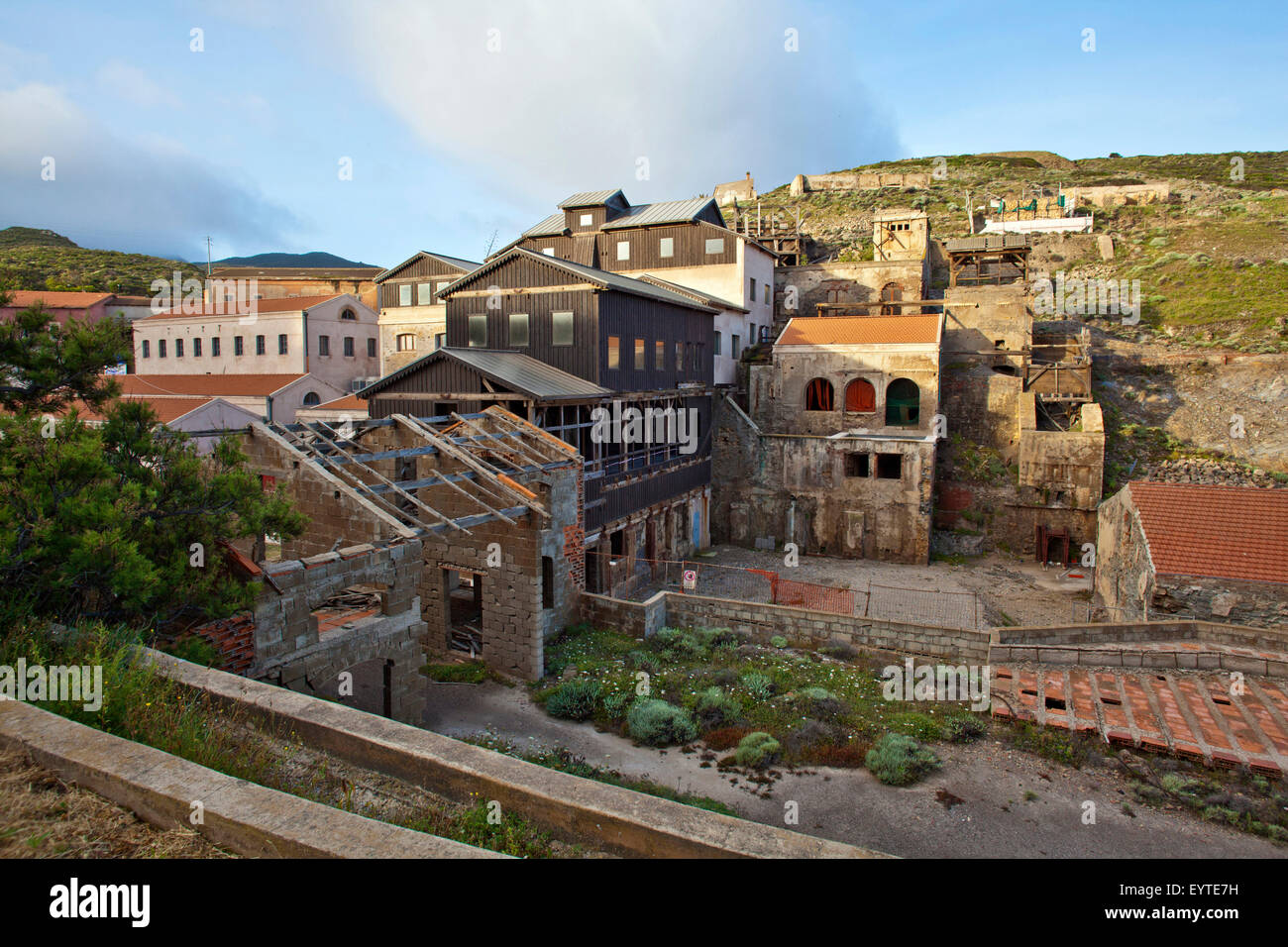 Italy, Sardinia, mining village Argentiera Stock Photo - Alamy
