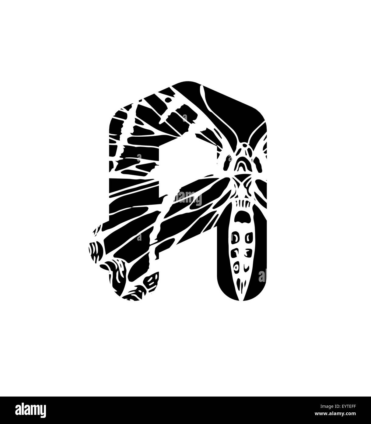 Vintage alphabet learning english Cut Out Stock Images & Pictures - Alamy