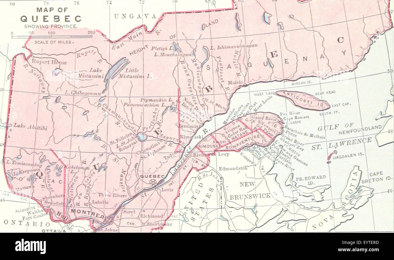 An image from 'New Canadian Geography', featuring a map that focuses on ...