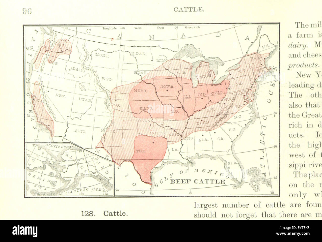 An illustration from 'Primary Geography,' depicting a key geographical ...