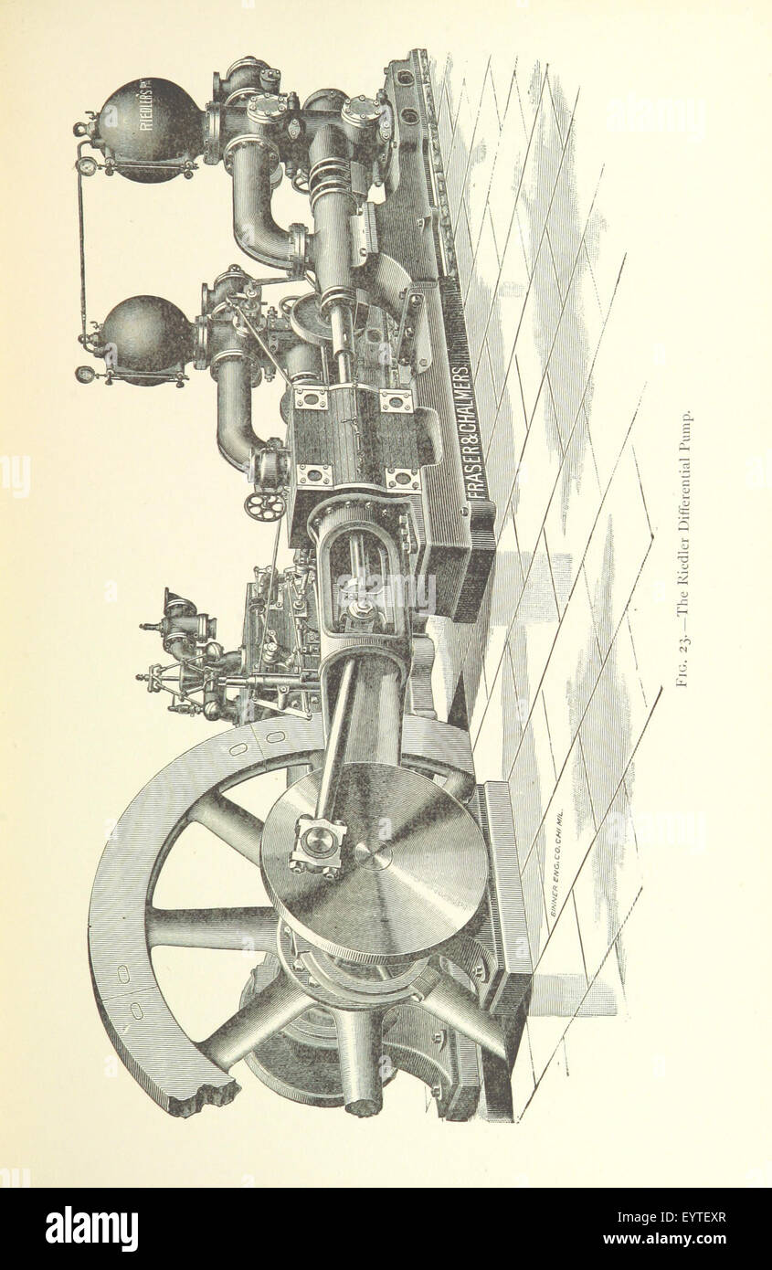This image, taken from page 71 of 'Mine Drainage', depicts a diagram or ...