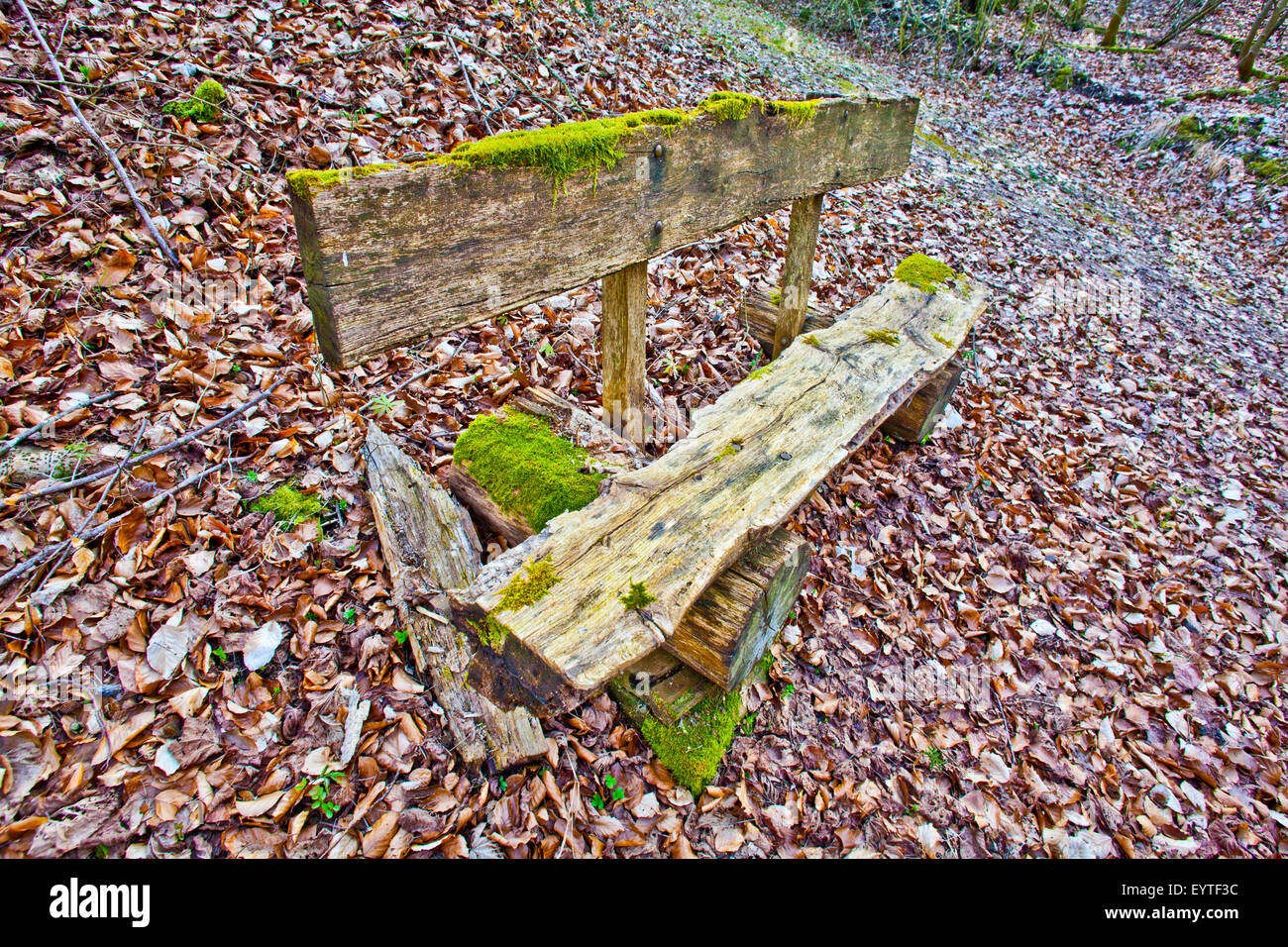 Rotten bench hi-res stock photography and images - Alamy