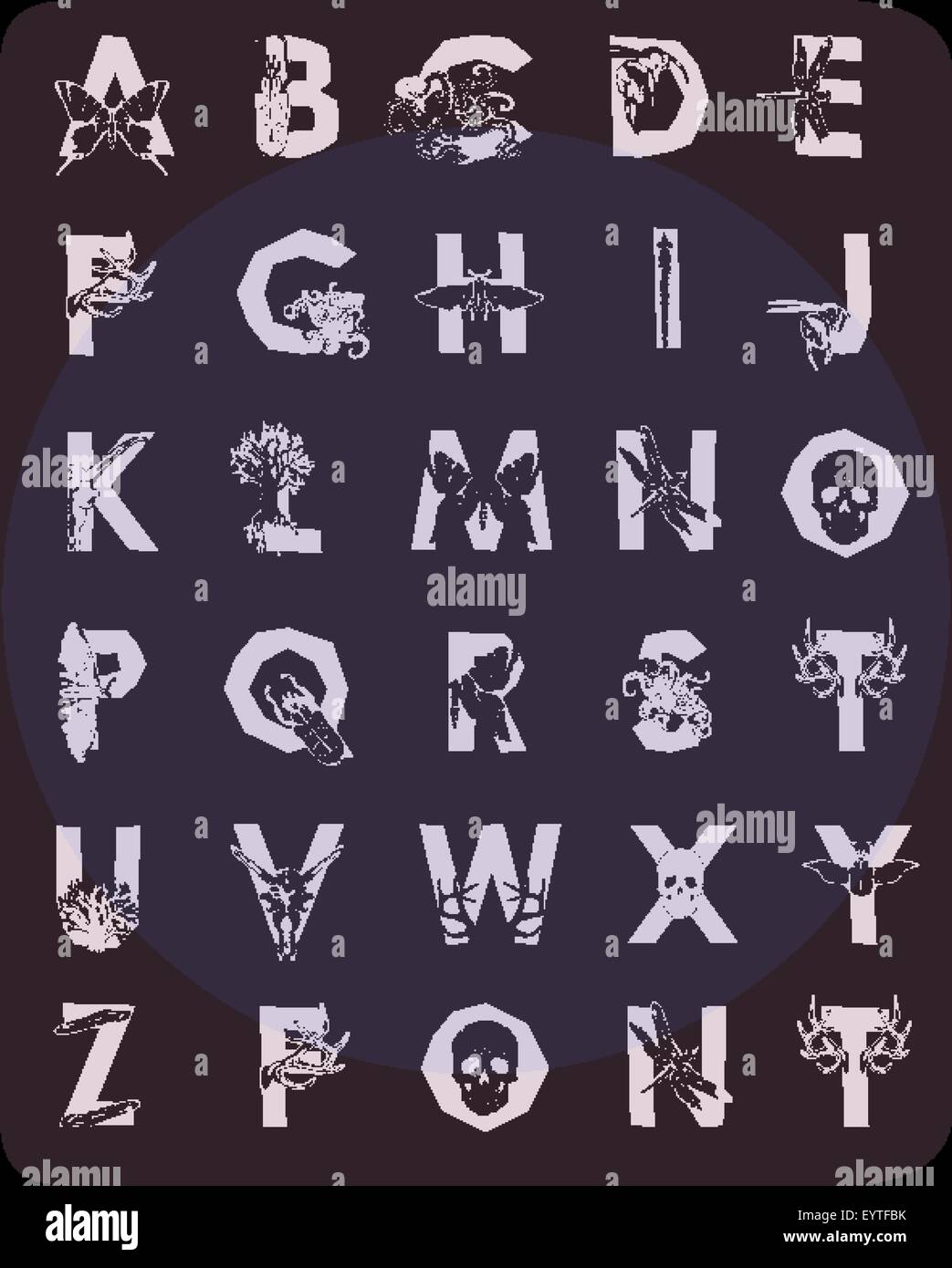 Polygonal geometric font Stock Vector Image & Art - Alamy