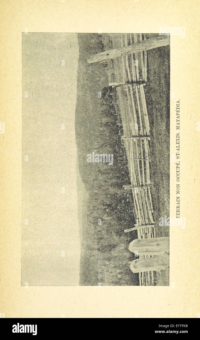 Illustration from 'La Vallée de la Matapédia,' depicting the historical ...