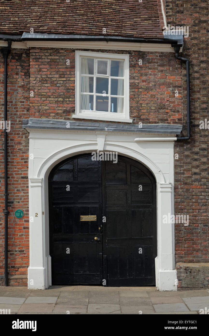 An odd shaped building near Trinity Guildhall, Kings Lynn, Norfolk ...