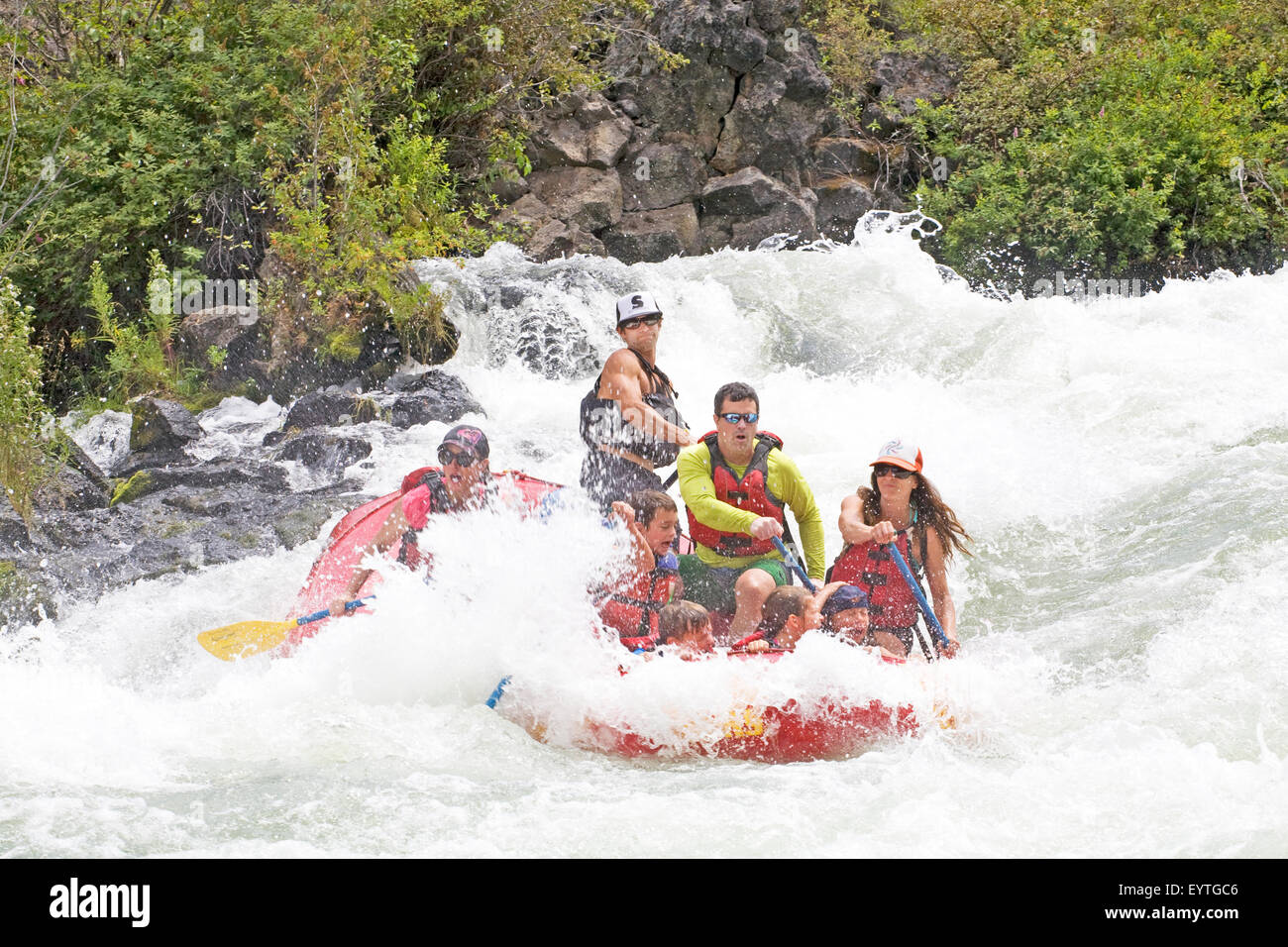 Whitewater rafting fun on hi-res stock photography and images - Alamy