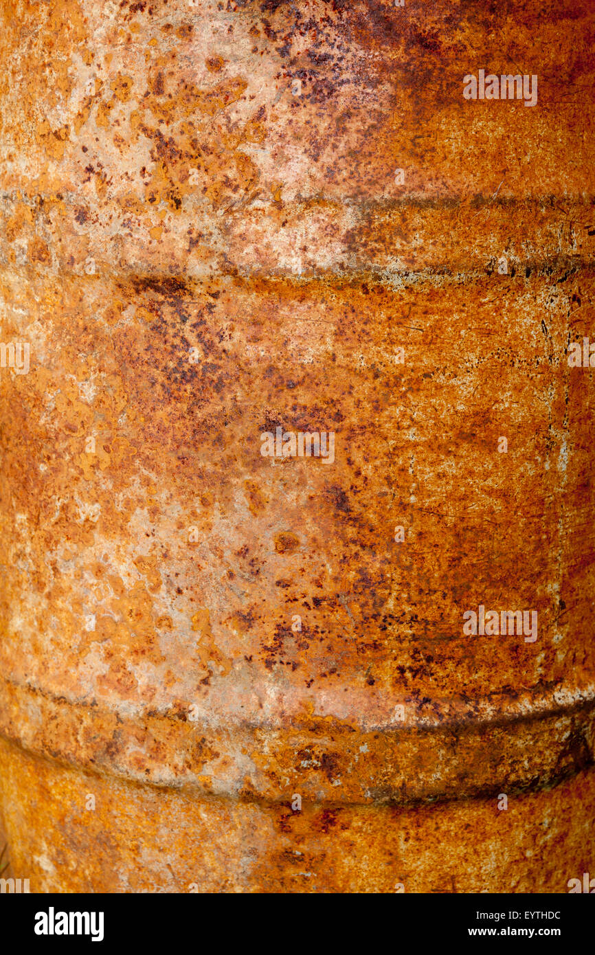 Rusty barrel, surface, Close-up Stock Photo - Alamy