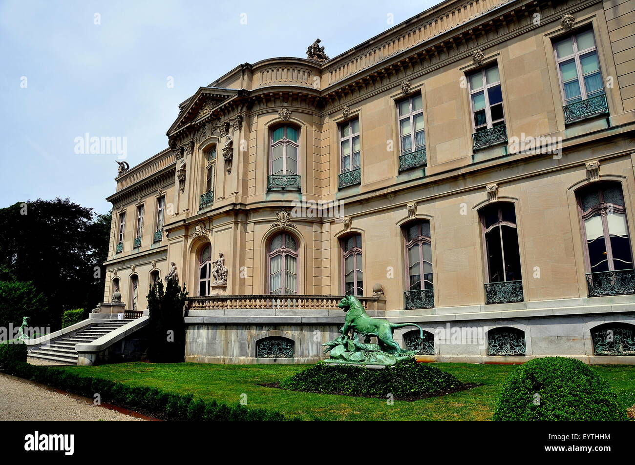 Newport, Rhode Island: The Elms, built in 1901 as a summer mansion for ...