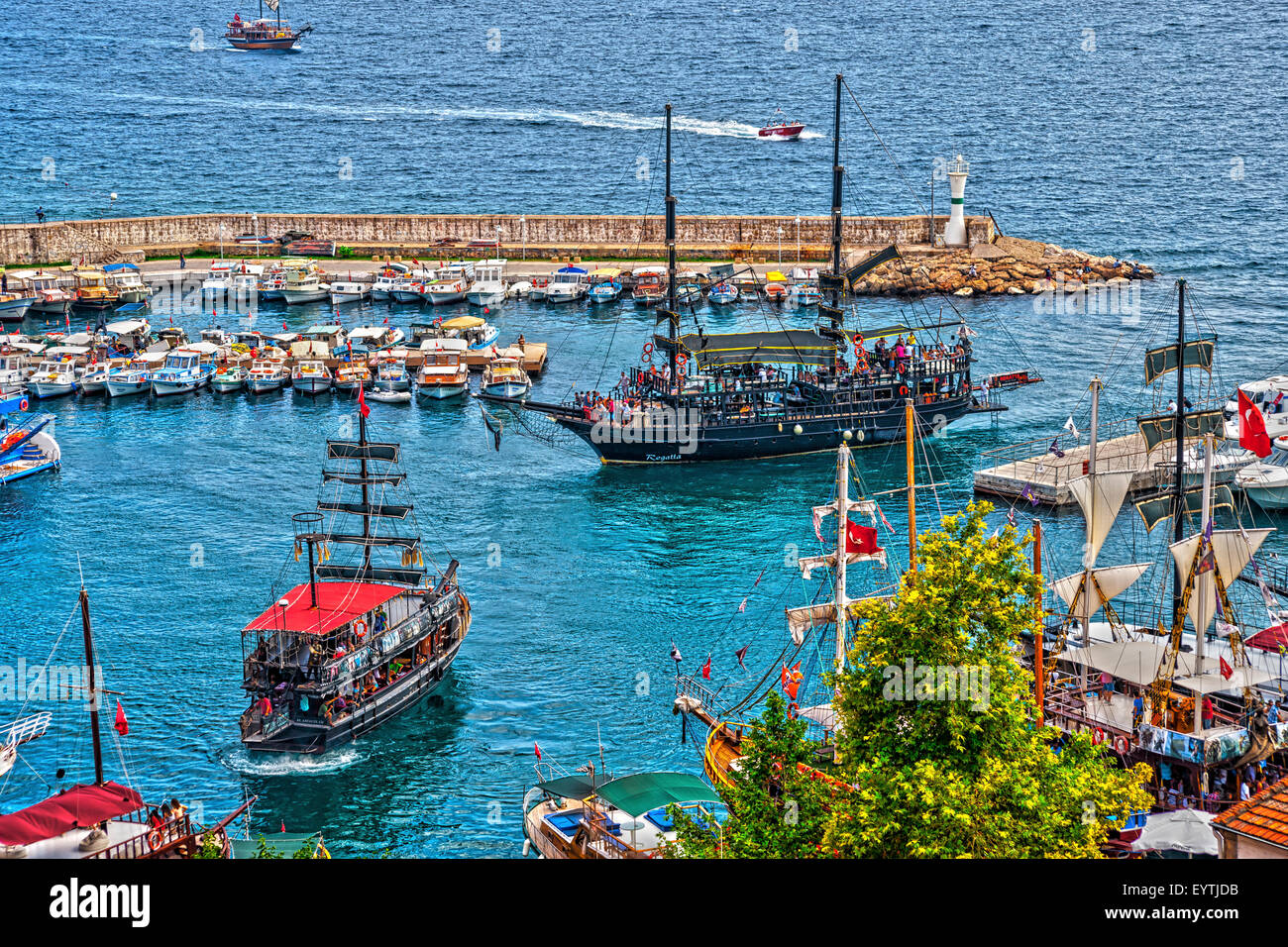 Pirate ships turkey hi-res stock photography and images - Alamy