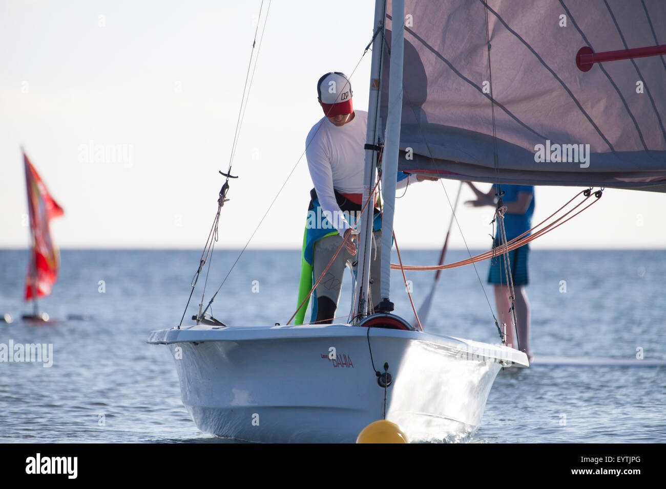 preparations for sailing Stock Photo - Alamy