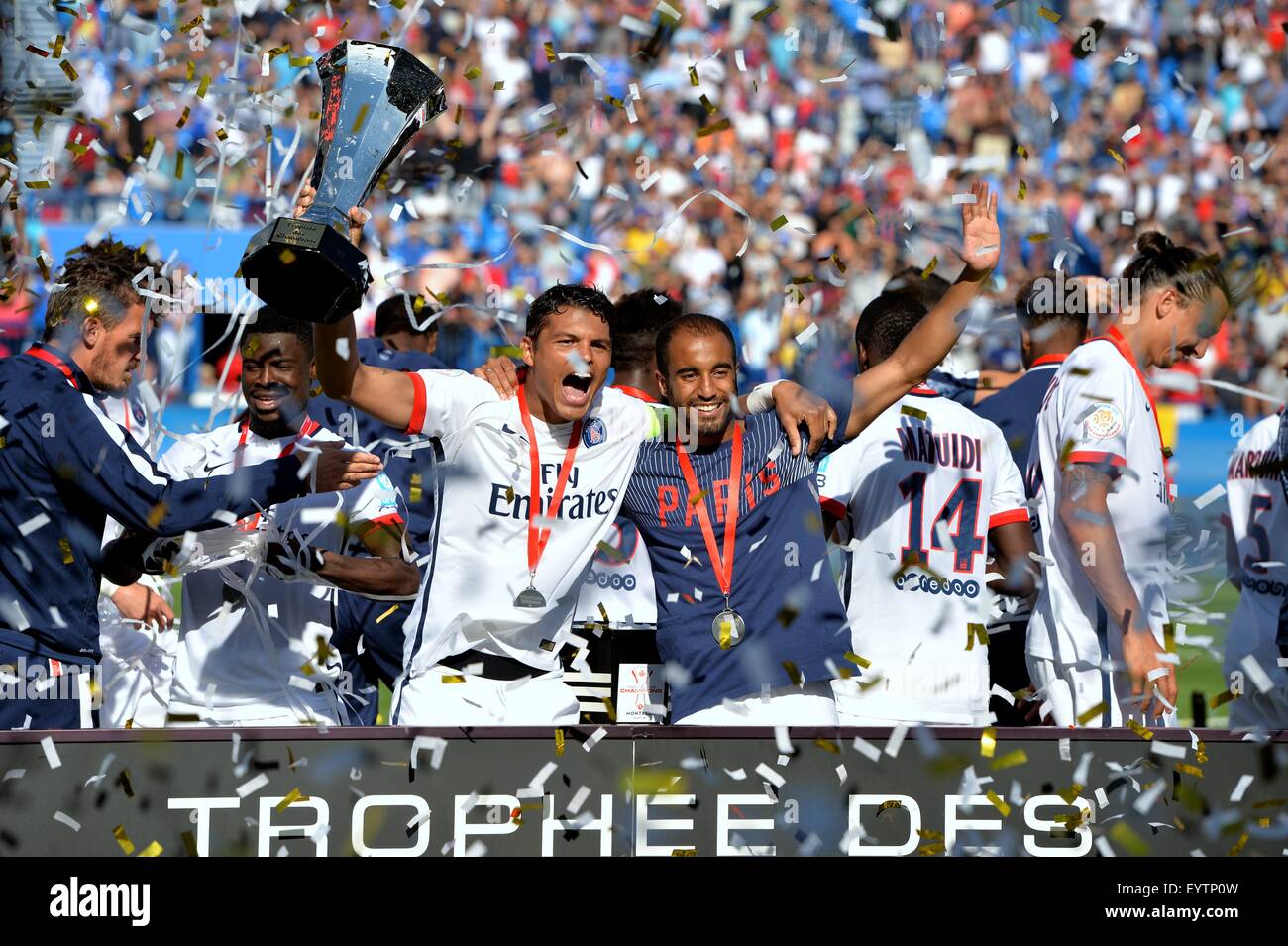 Montreal, Canada. 01st Aug, 2015. French Trophy of Champions match ...