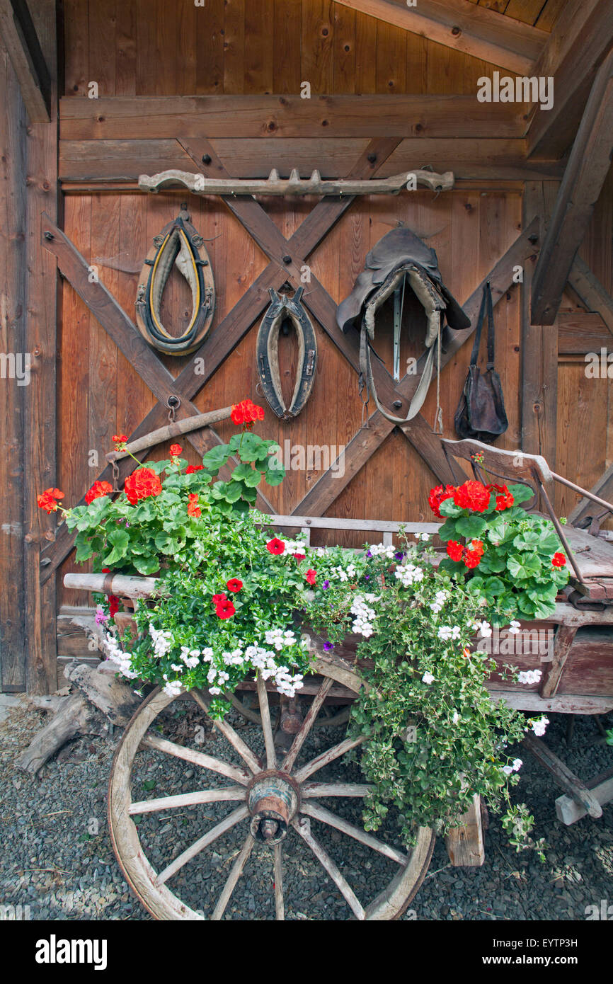 Decorated wooden boxes hi-res stock photography and images - Alamy