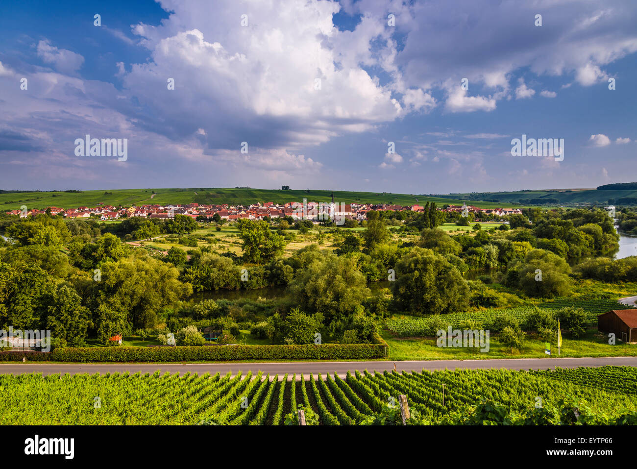 Germany, Bavaria, Lower Franconia, Mainfranken, north home at the Main ...