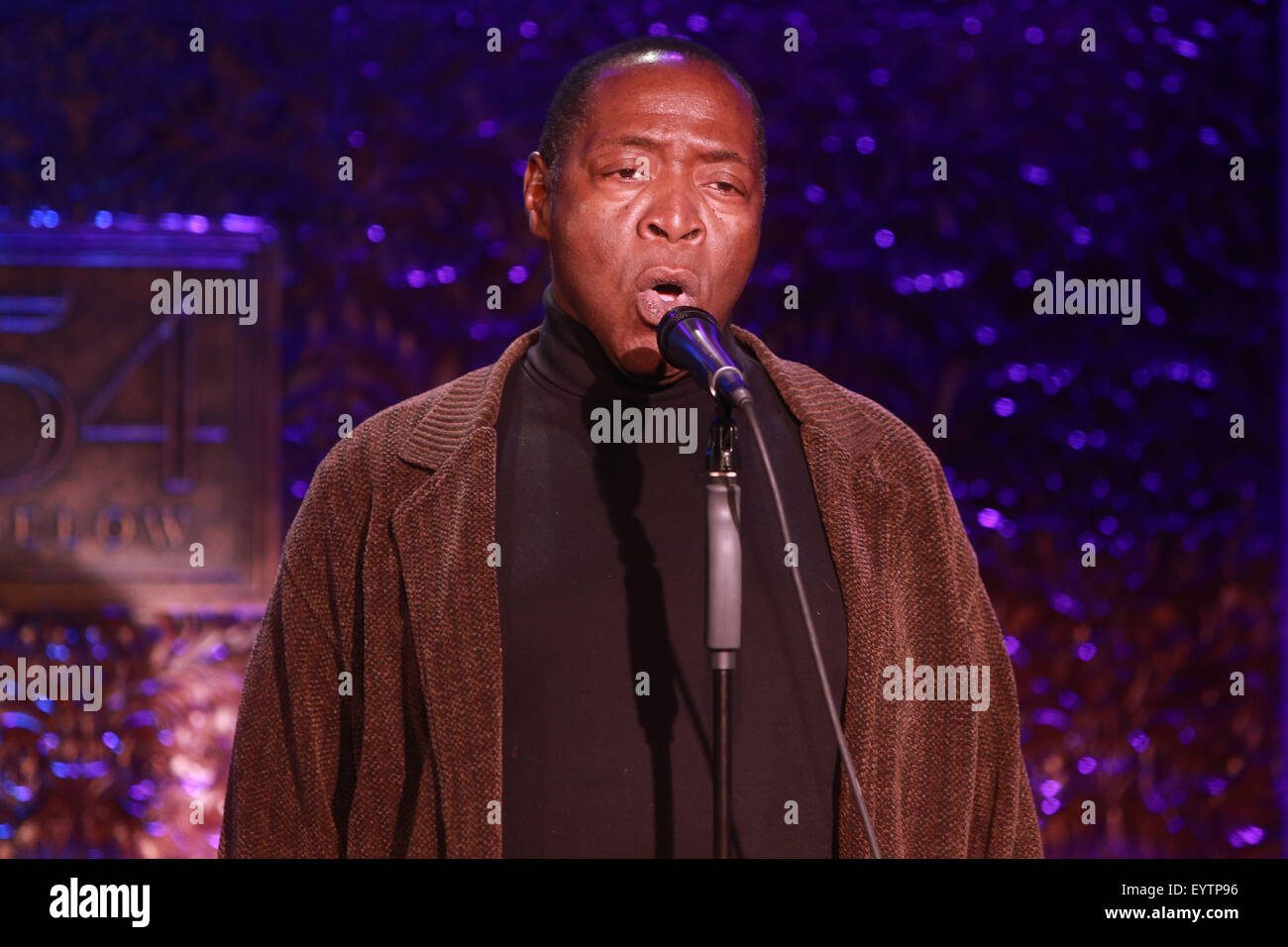 Media day for Broadway musical Amazing Grace held at 54 Below nightclub ...