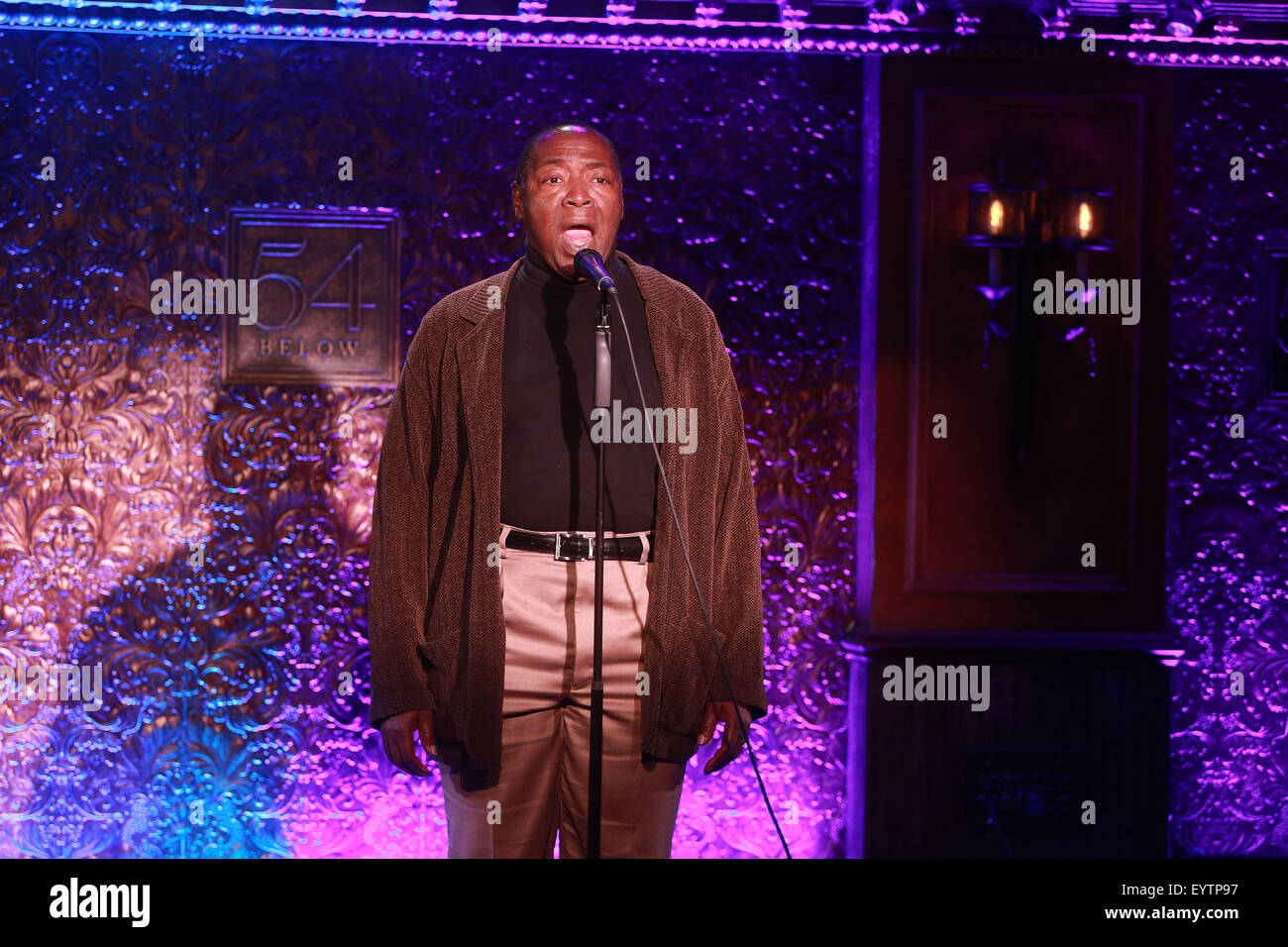 Media day for Broadway musical Amazing Grace held at 54 Below nightclub ...