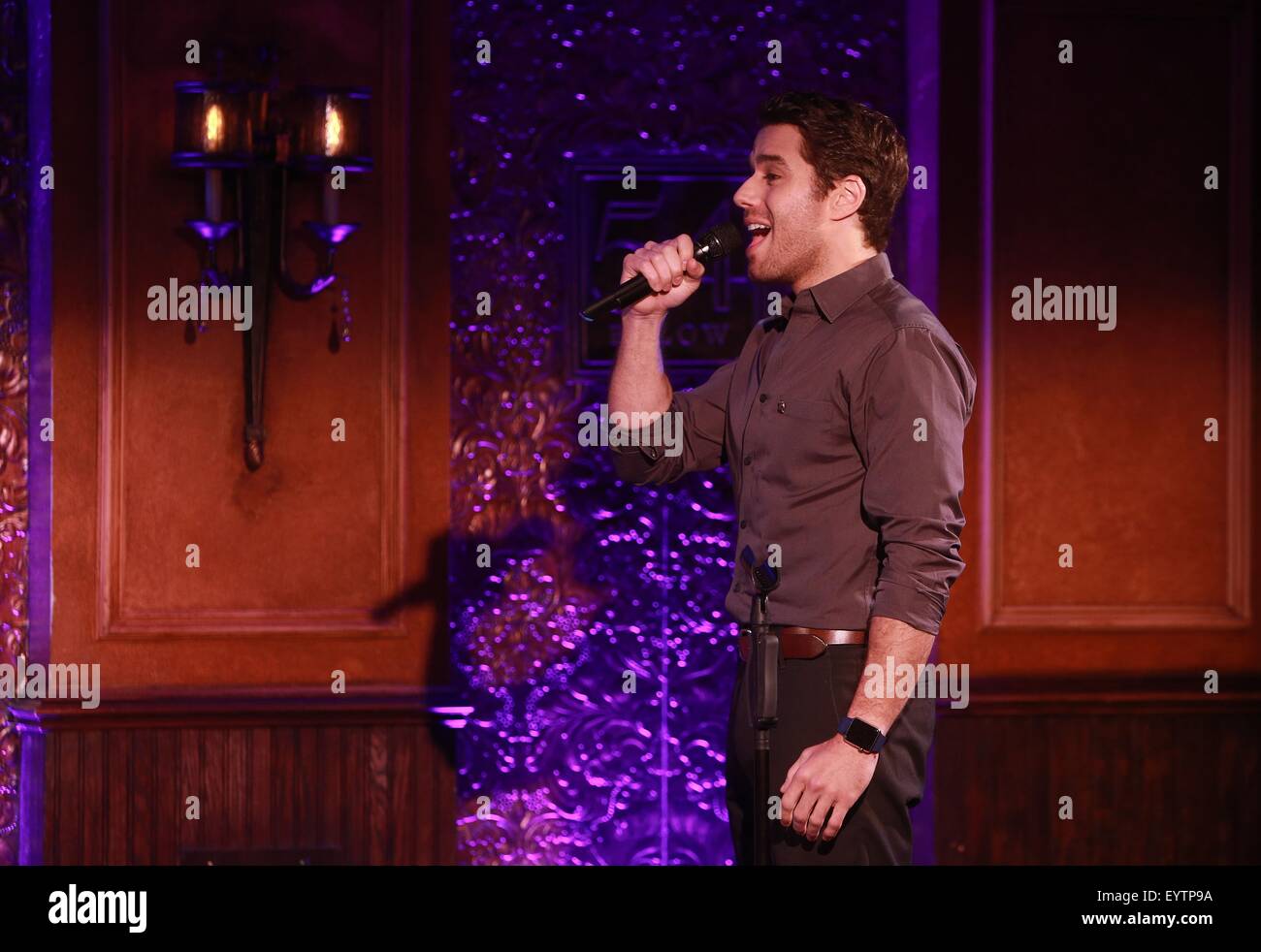 Media day for Broadway musical Amazing Grace held at 54 Below nightclub ...