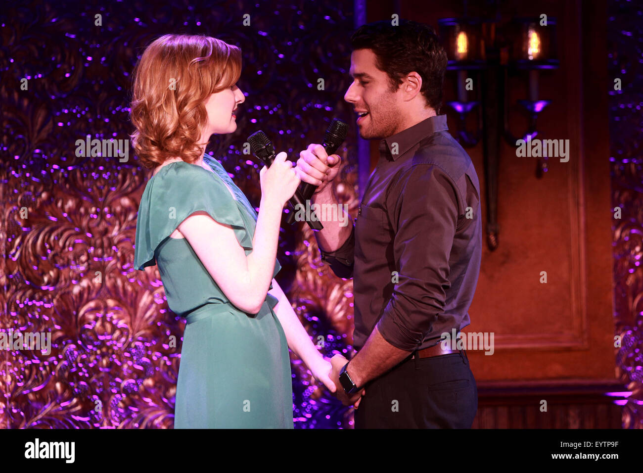 Media day for Broadway musical Amazing Grace held at 54 Below nightclub ...