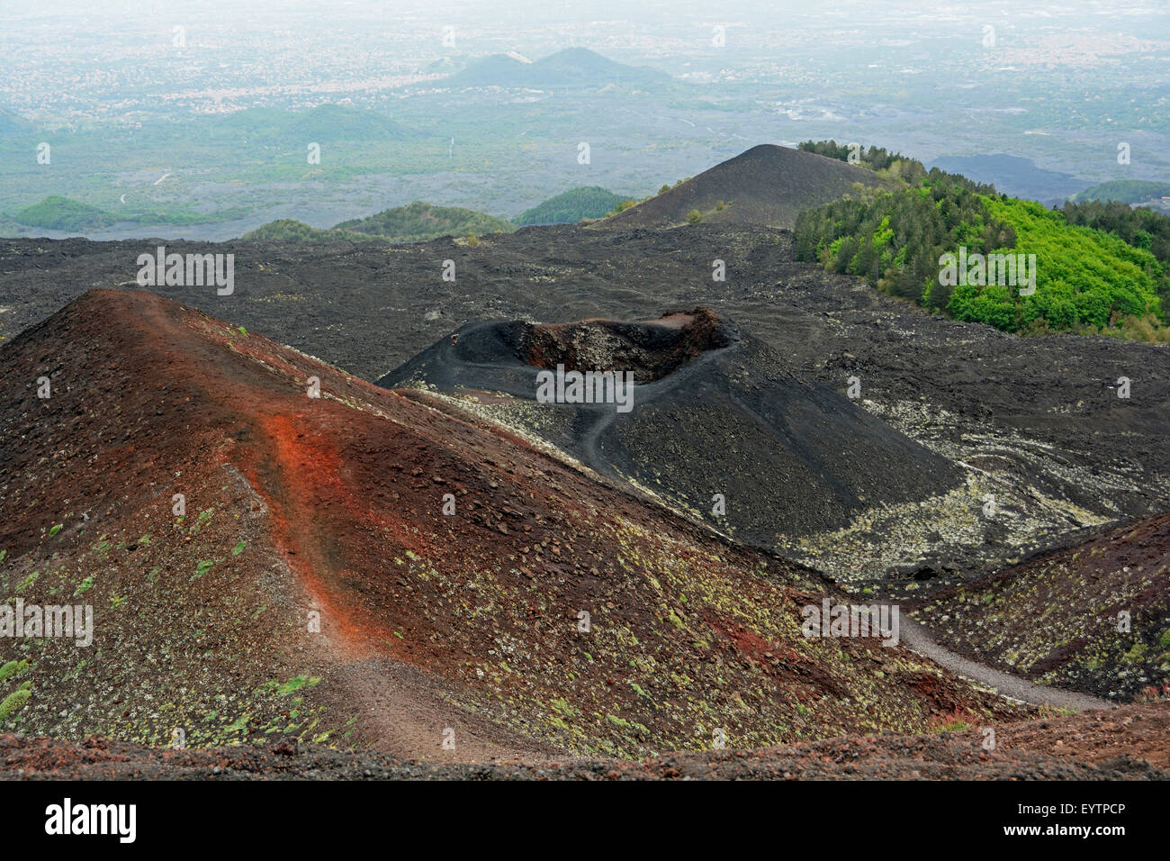 vulcanic landscape at Etna Stock Photo - Alamy