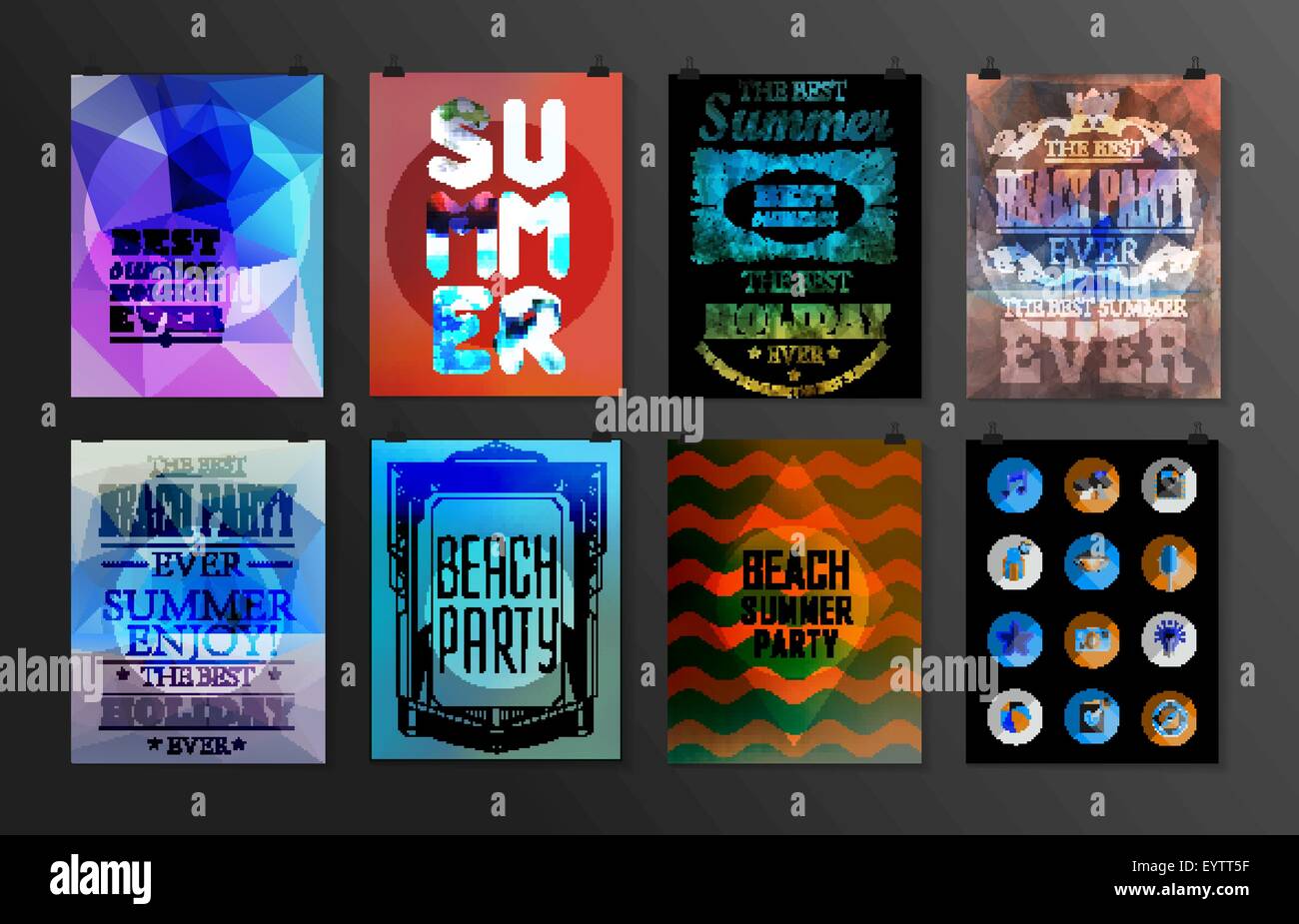 Typographical poster, retro design Stock Vector Image & Art - Alamy