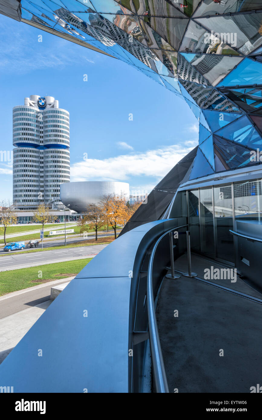 Bavaria headquaters bmw munich tower hi-res stock photography and ...