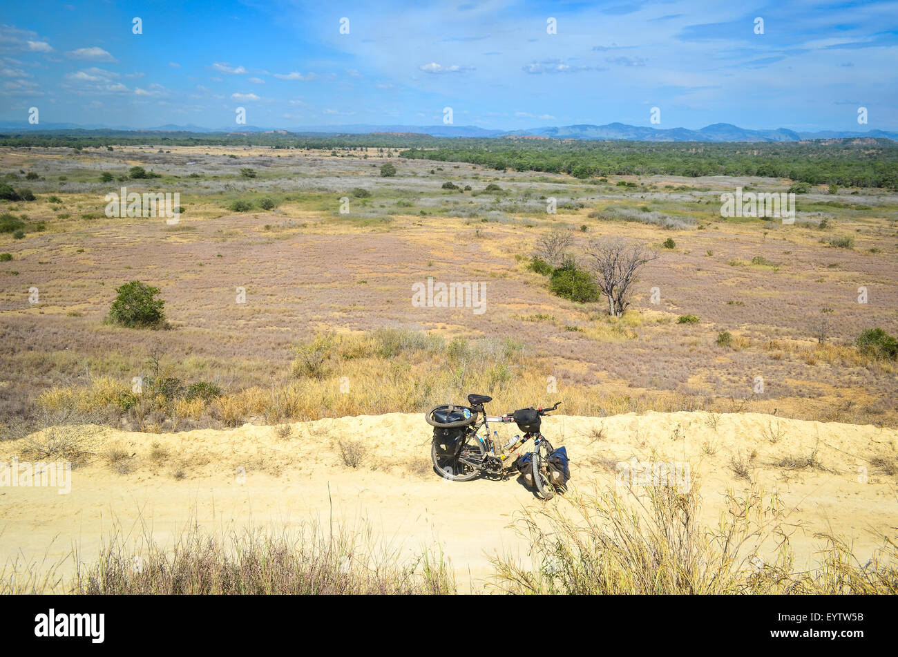 Touring bicycle in Angola Stock Photo - Alamy