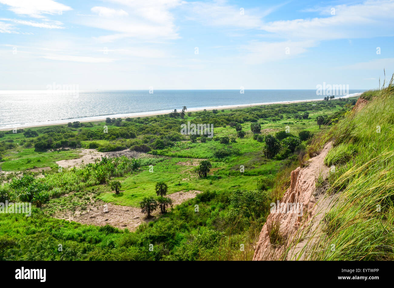 Atlantic ocean along the coast of Angola - Zaire province Stock Photo ...