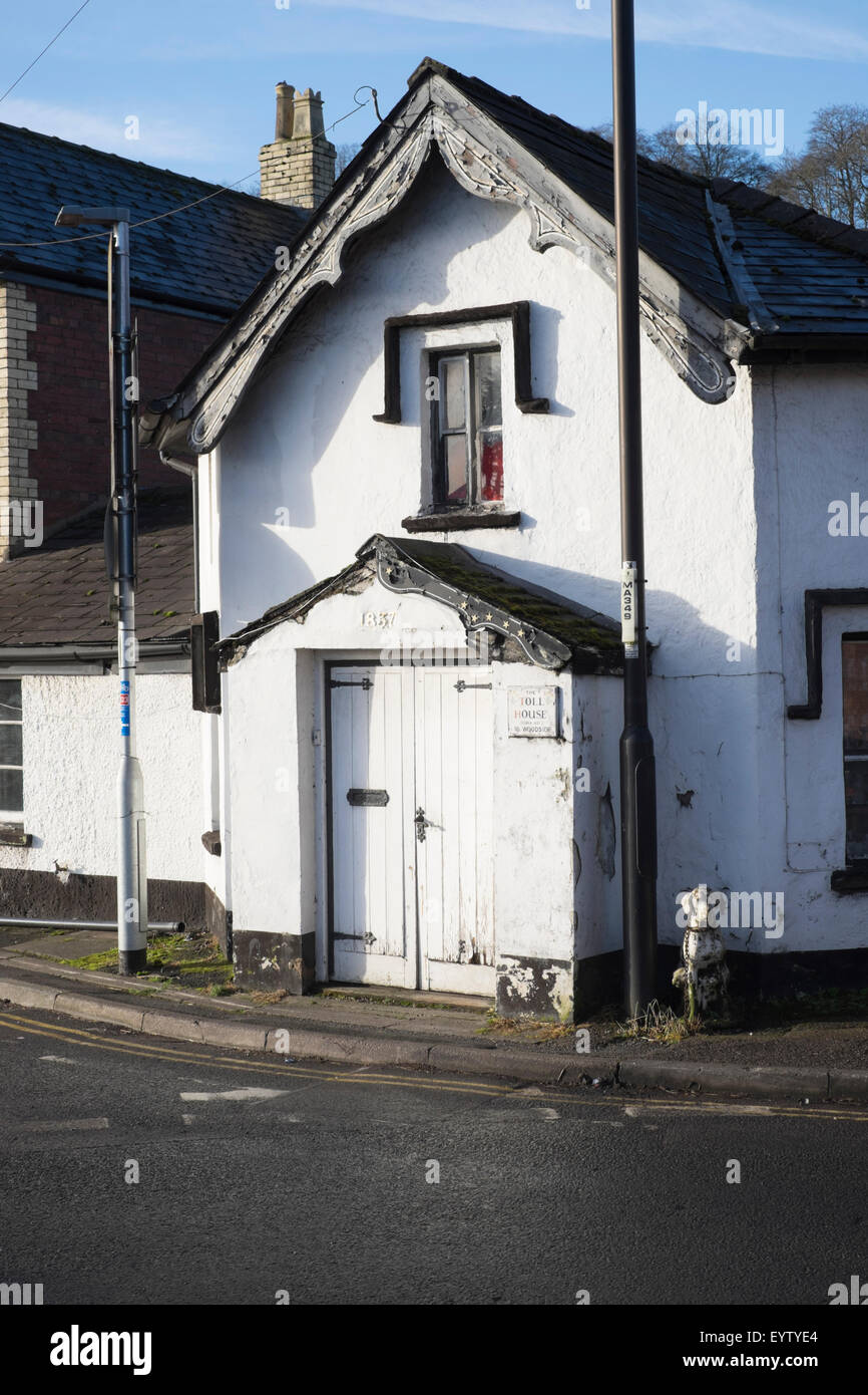 19th century toll house at Usk in Monmouthshire,Wales Stock Photo - Alamy