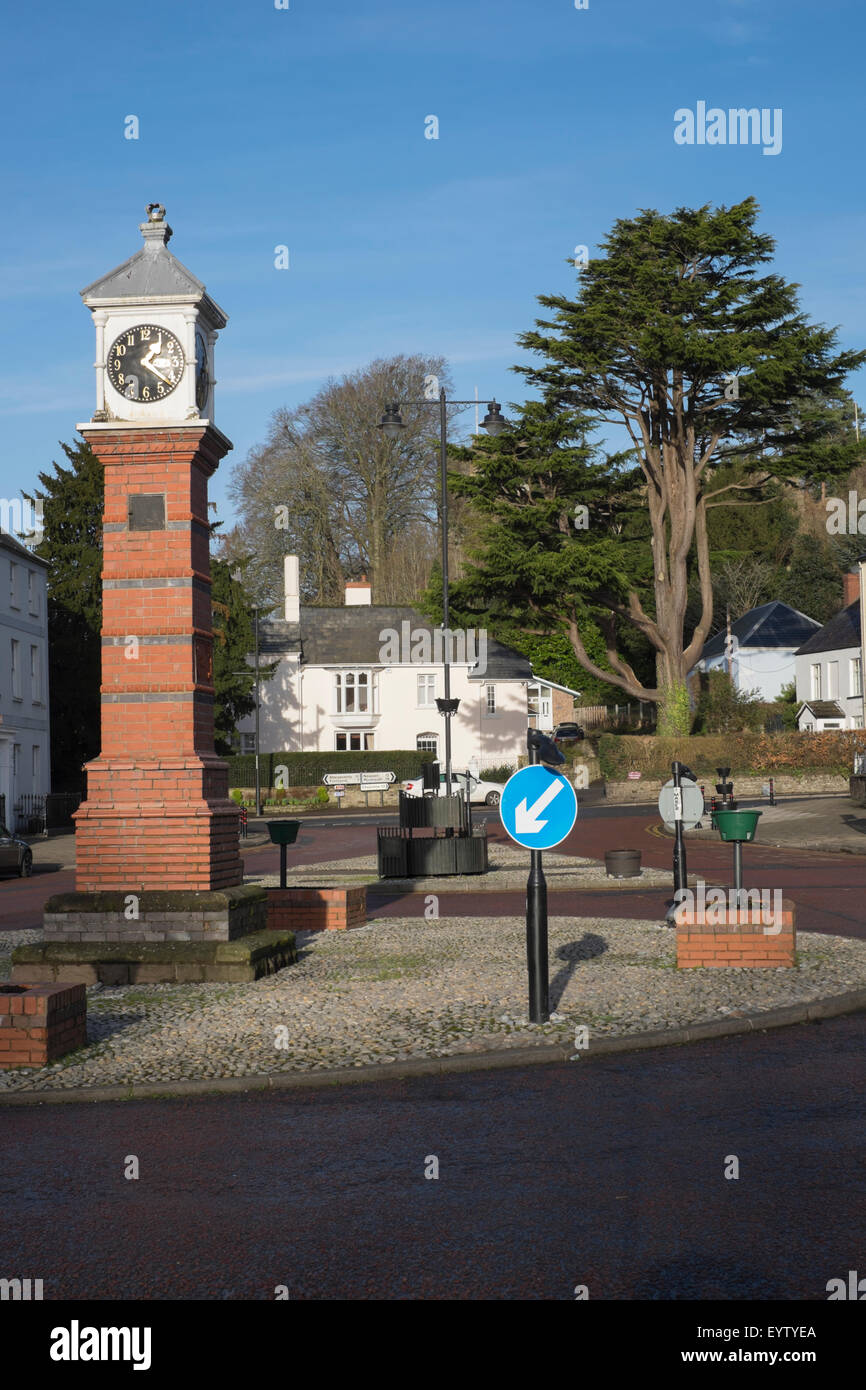 Twyn Square in Usk Stock Photo - Alamy