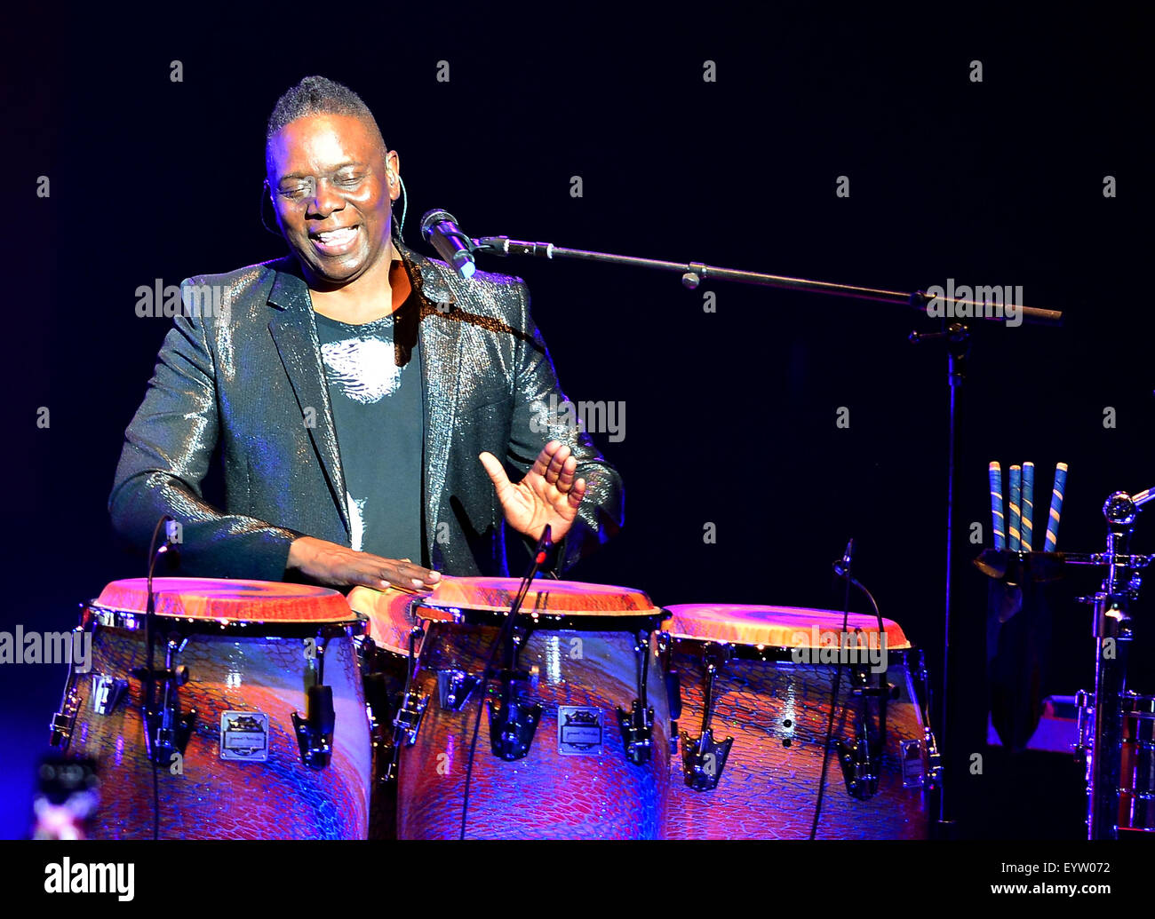 Earth Wind and Fire performing live on stage at Fillmore Miami Beach ...
