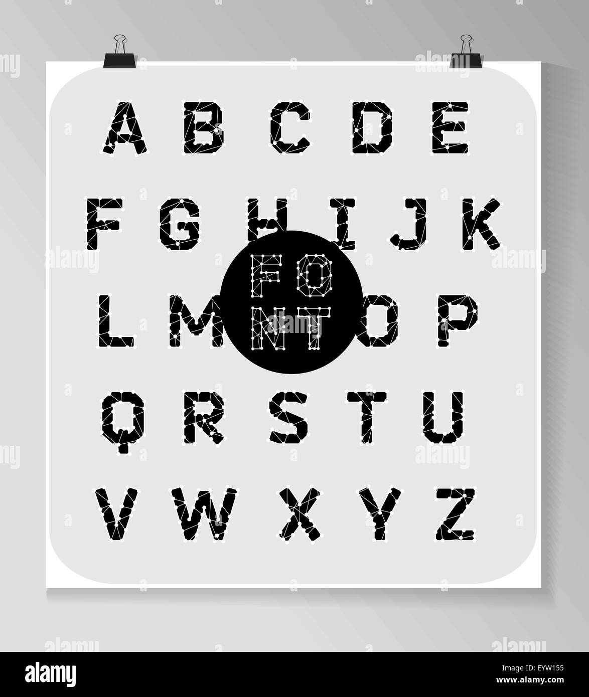 Abstract polygonal letter in Cosmic style Stock Vector Image & Art - Alamy