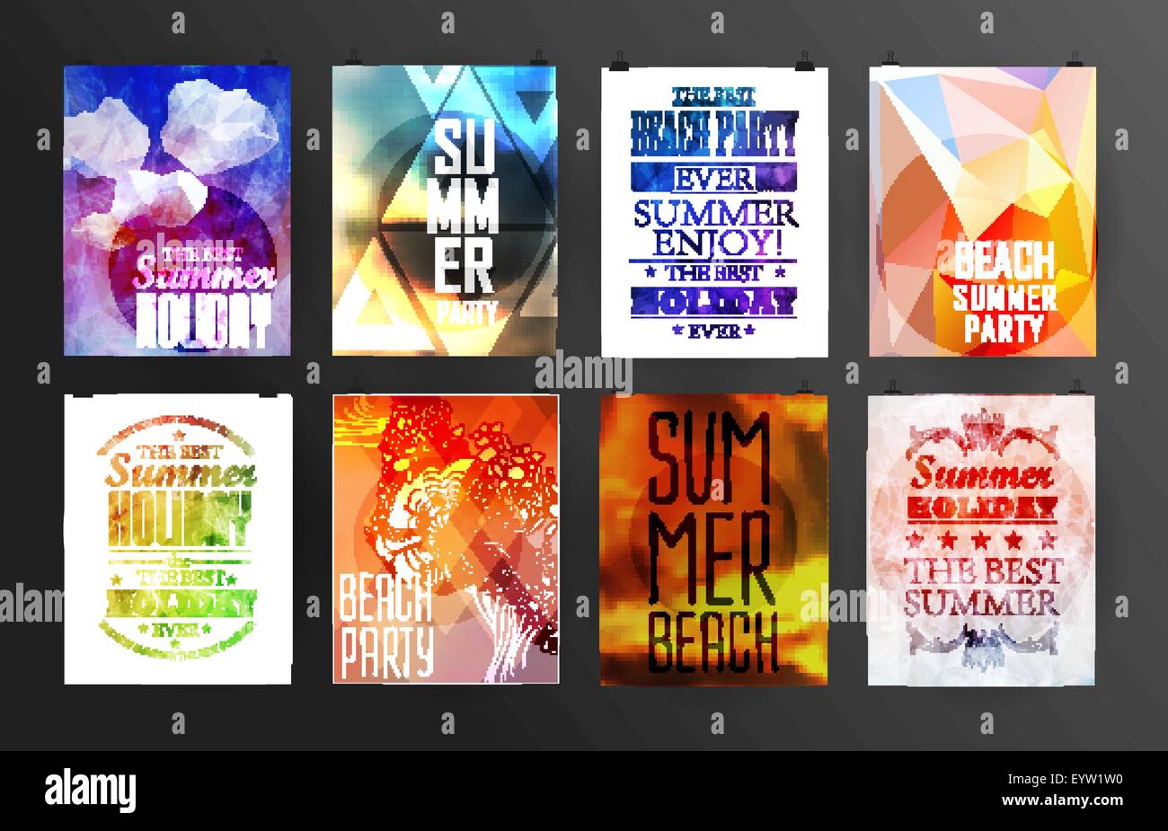 Typographical poster, retro design Stock Vector Image & Art - Alamy