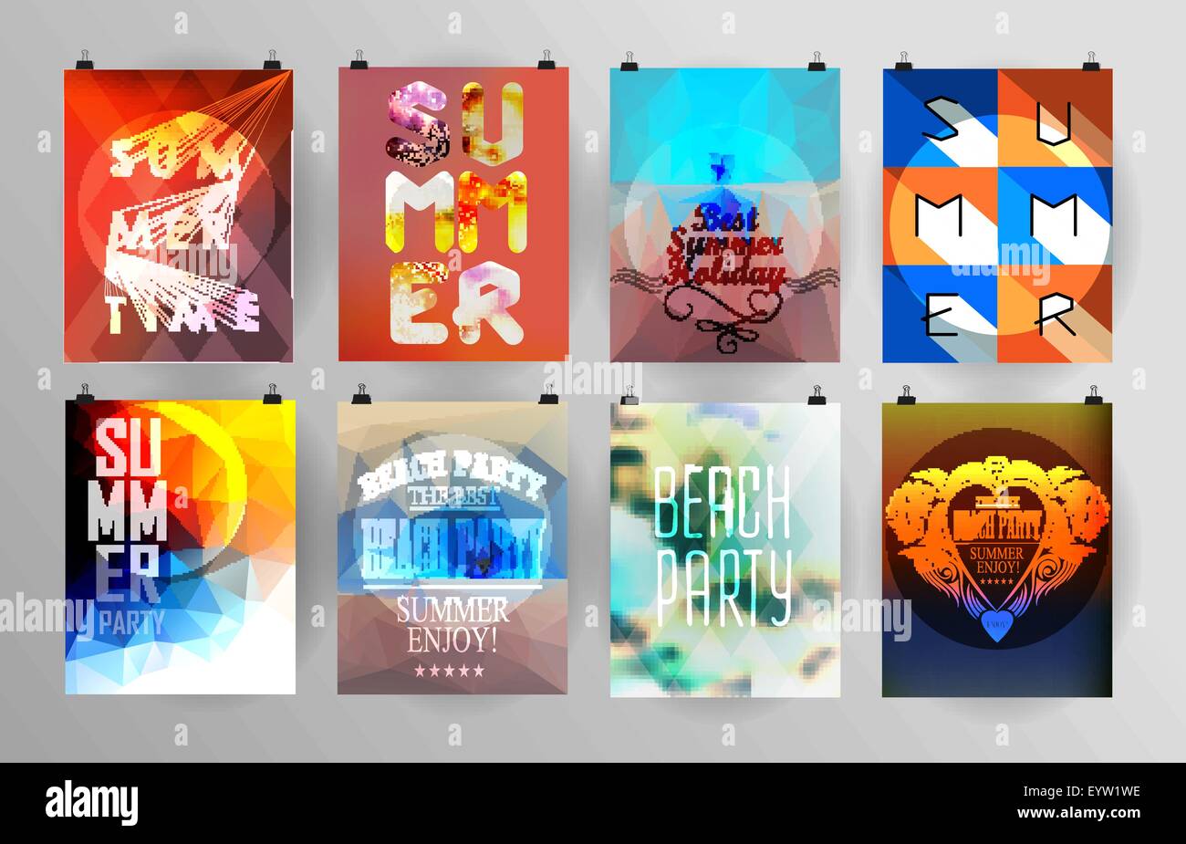 Typographical poster, retro design Stock Vector Image & Art - Alamy