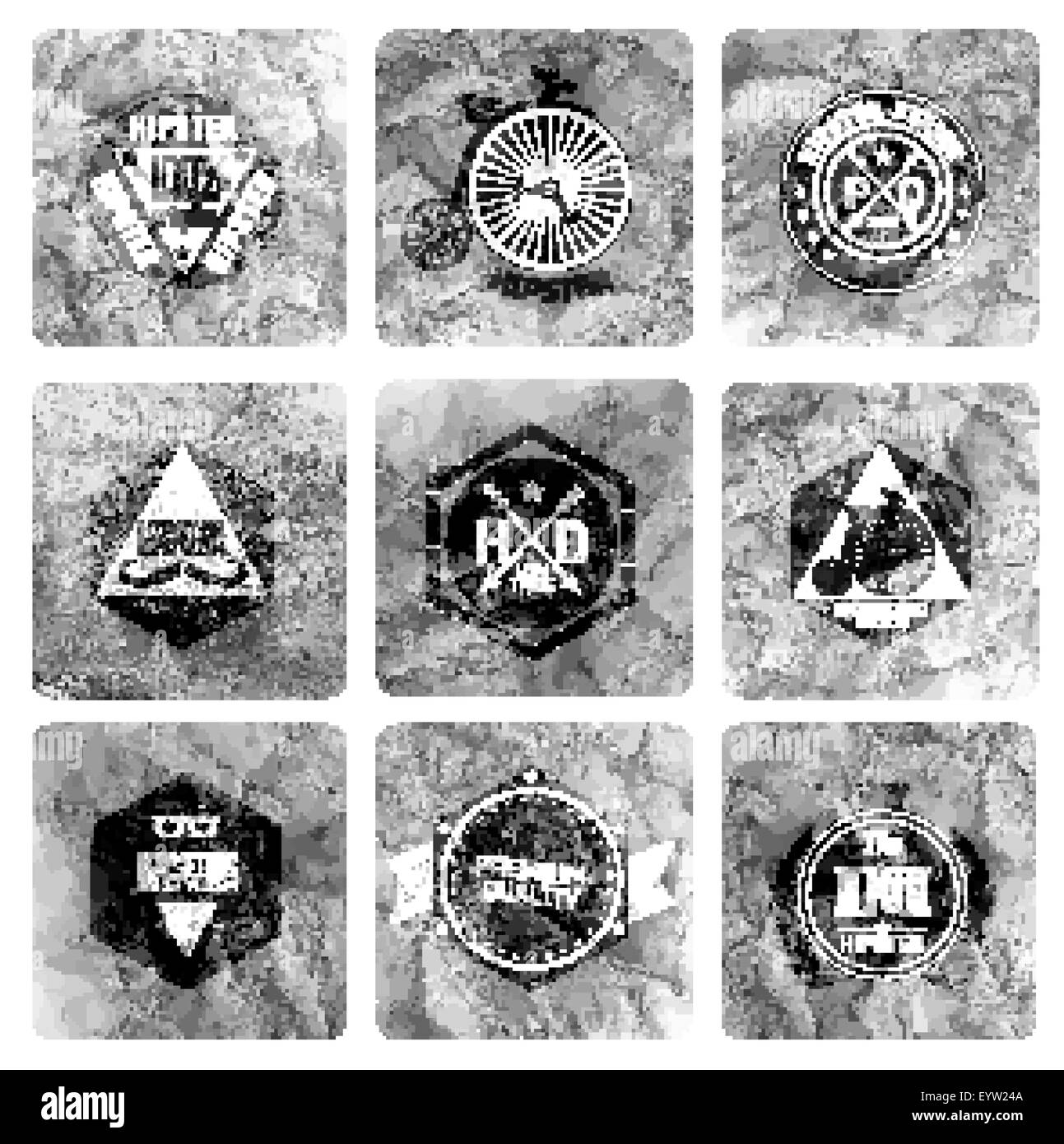 Beautiful old paper design elements Stock Vector Image & Art - Alamy