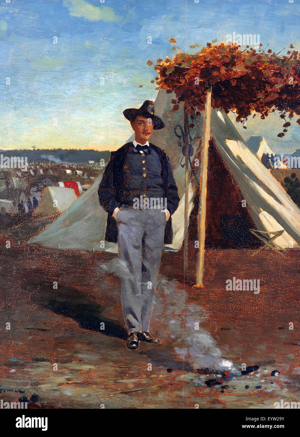 Winslow Homer, Albert Post. Circa 1864. Oil on canvas. M. H. de Young ...