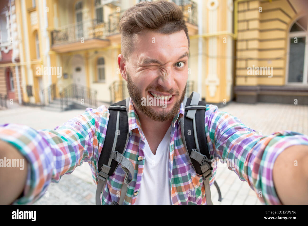 Male selfies hi-res stock photography and images - Alamy