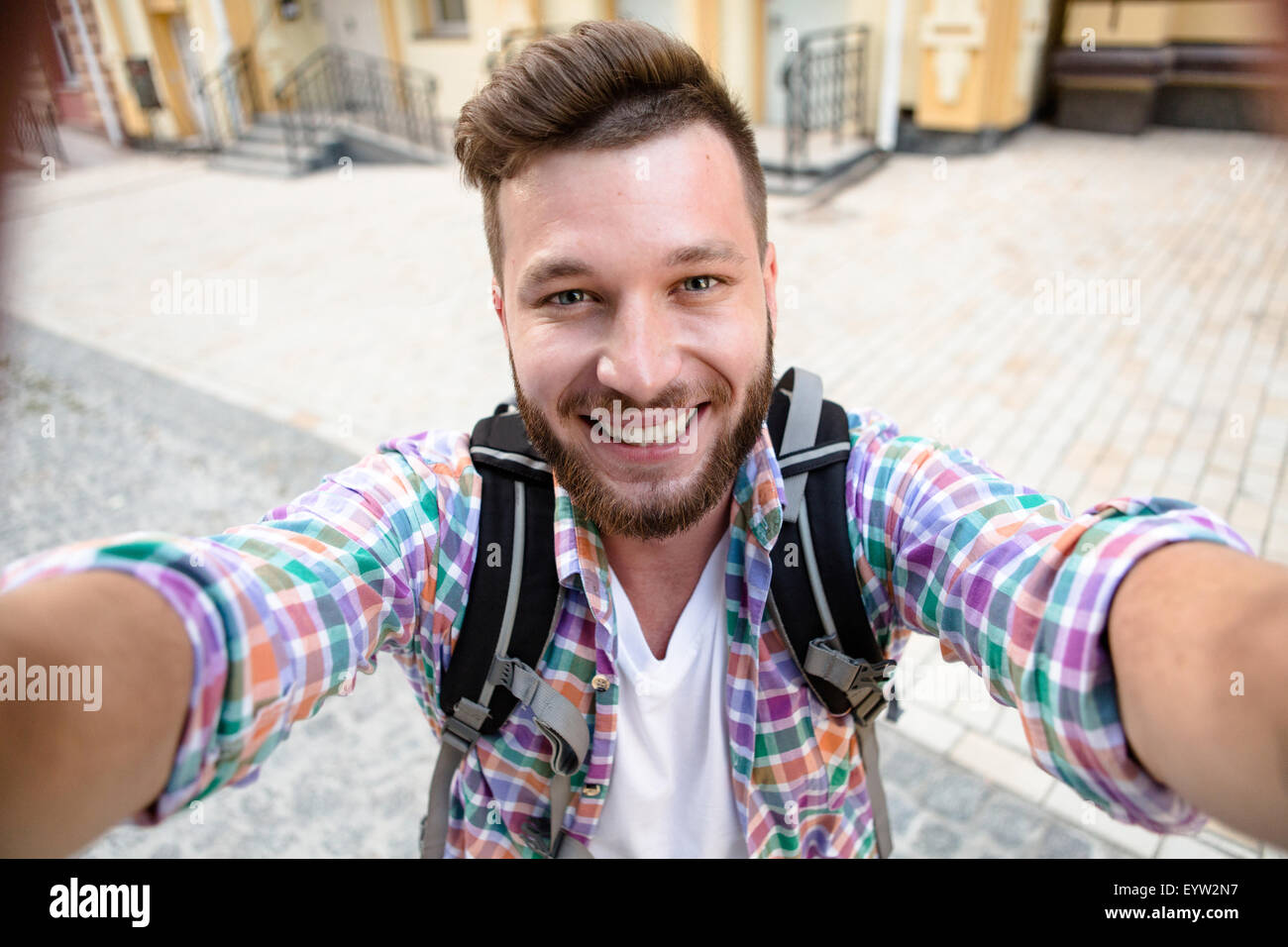 Male selfies hi-res stock photography and images - Alamy