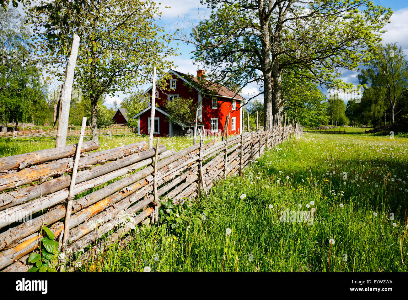 old antique farm house in rural landscape, culture Stock Photo - Alamy