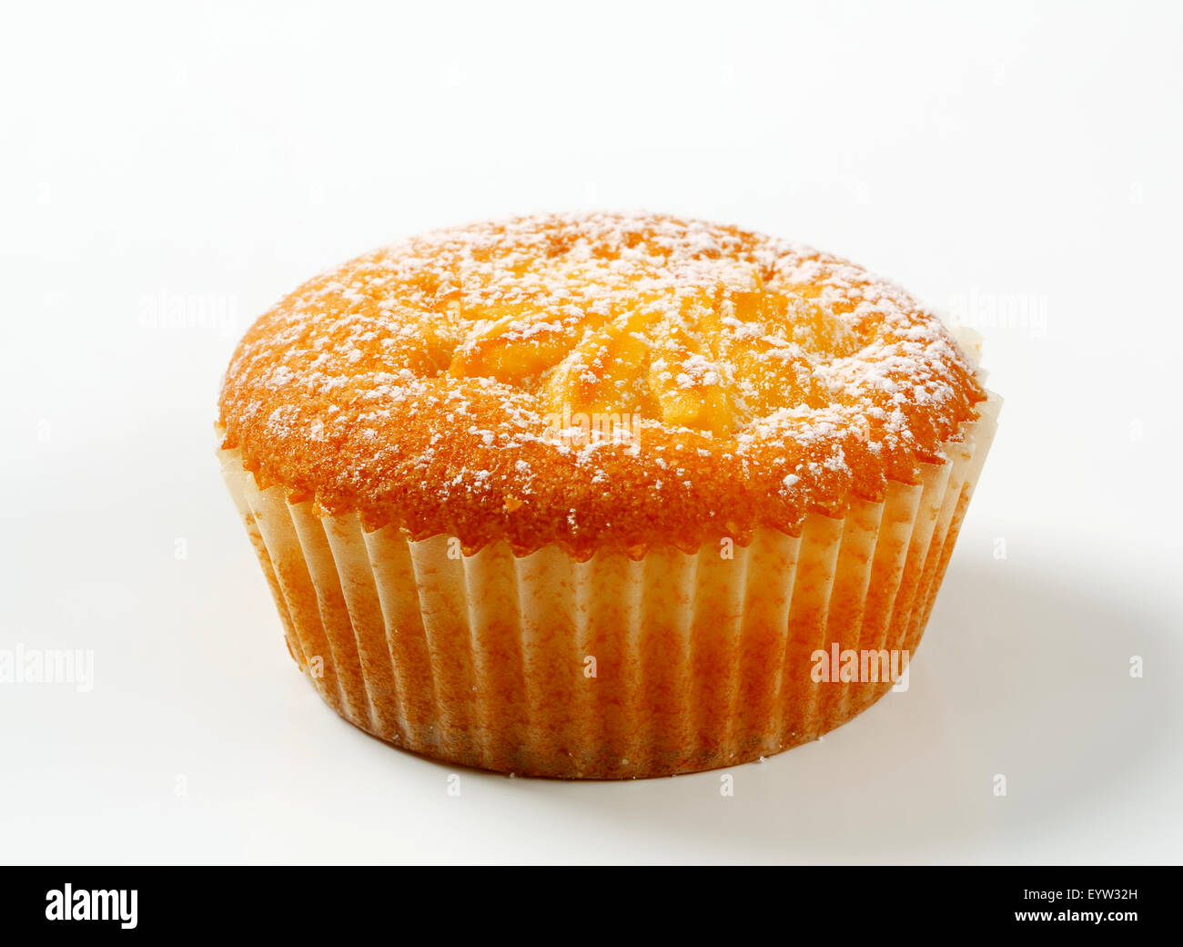 Custard filled muffin - studio shot Stock Photo - Alamy