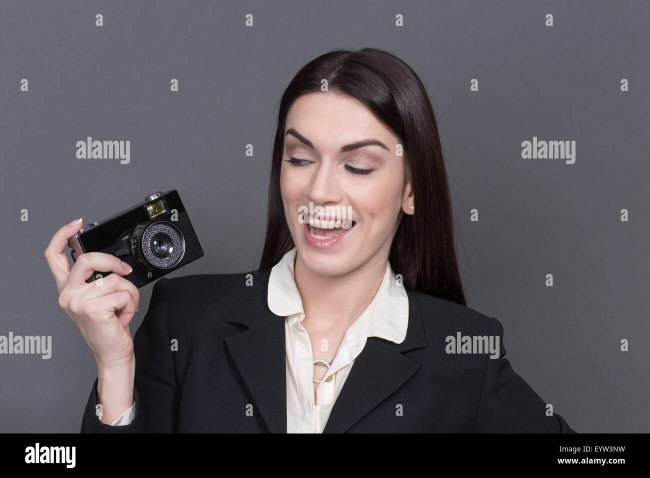 Photo of pretty lady hi-res stock photography and images - Alamy