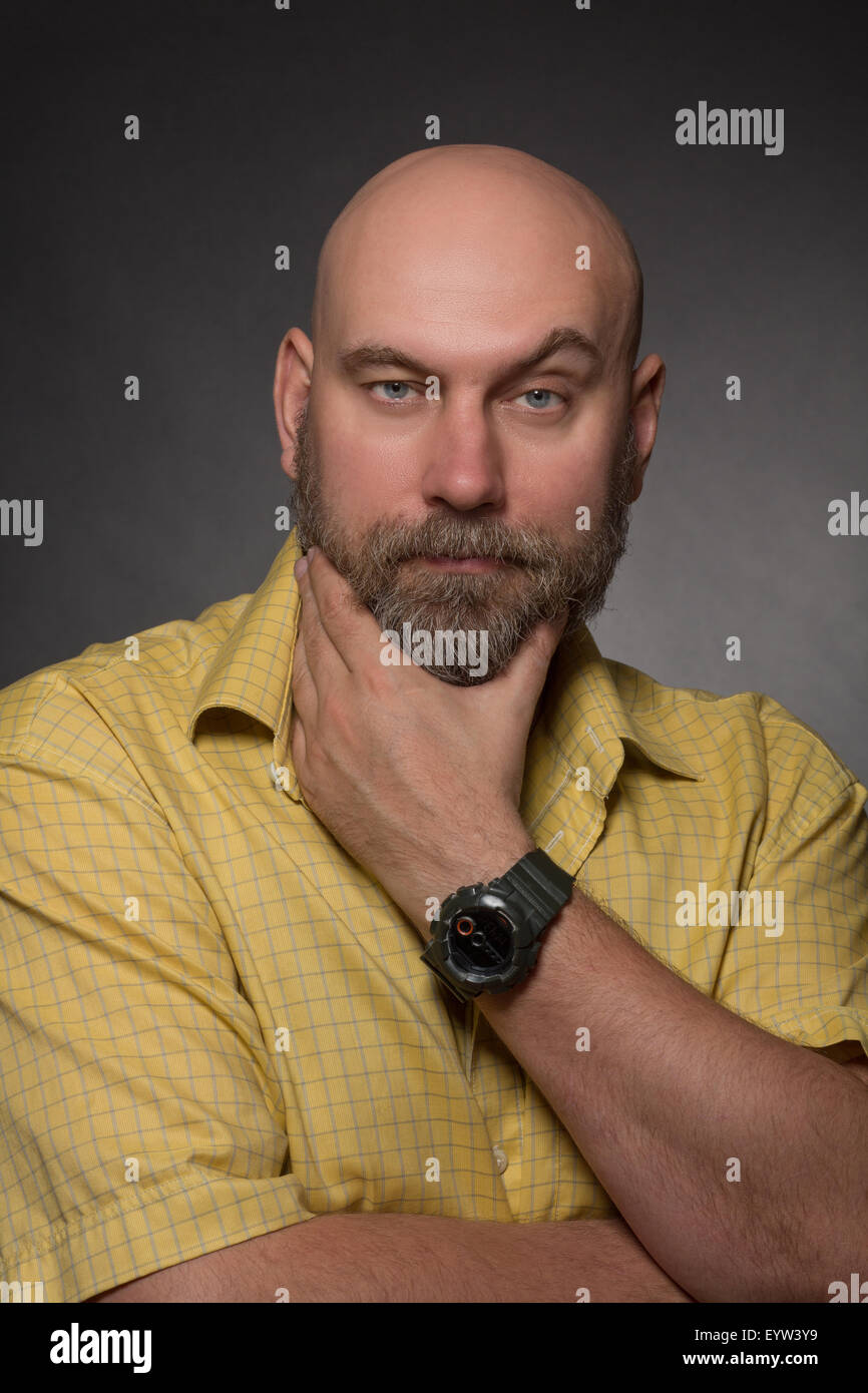 Serious bearded man Stock Photo - Alamy Serious bearded man Stock Photo - Alamy