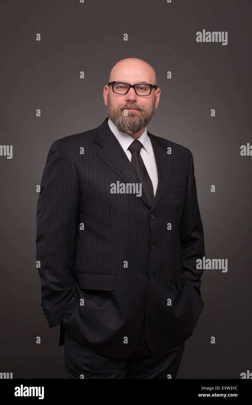 Hipster bearded businessman Stock Photo - Alamy