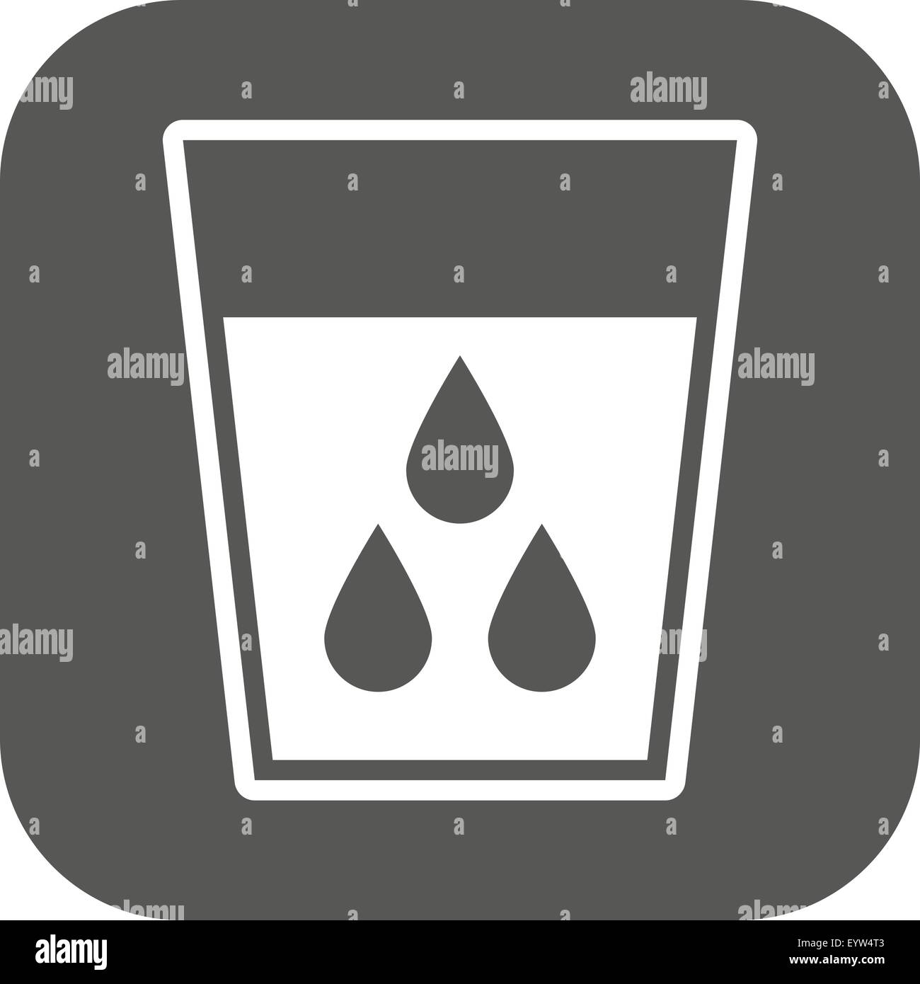 Glass water in front Stock Vector Images - Alamy